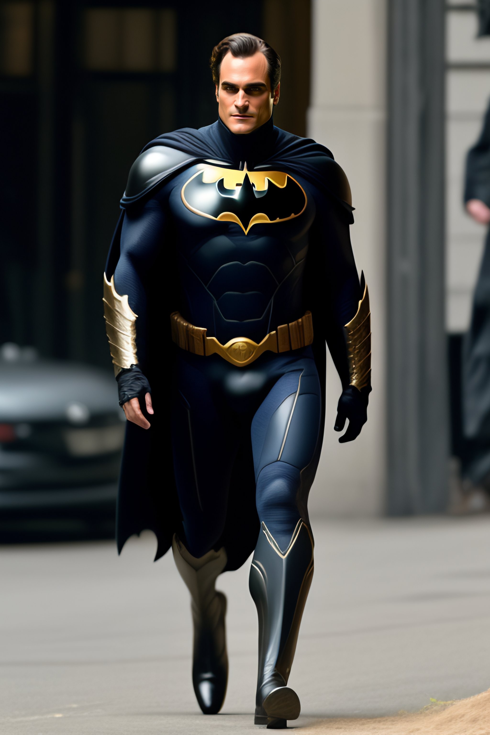 Lexica - Joaquin Phoenix as bruce wayne with batsuit in batman movie ...