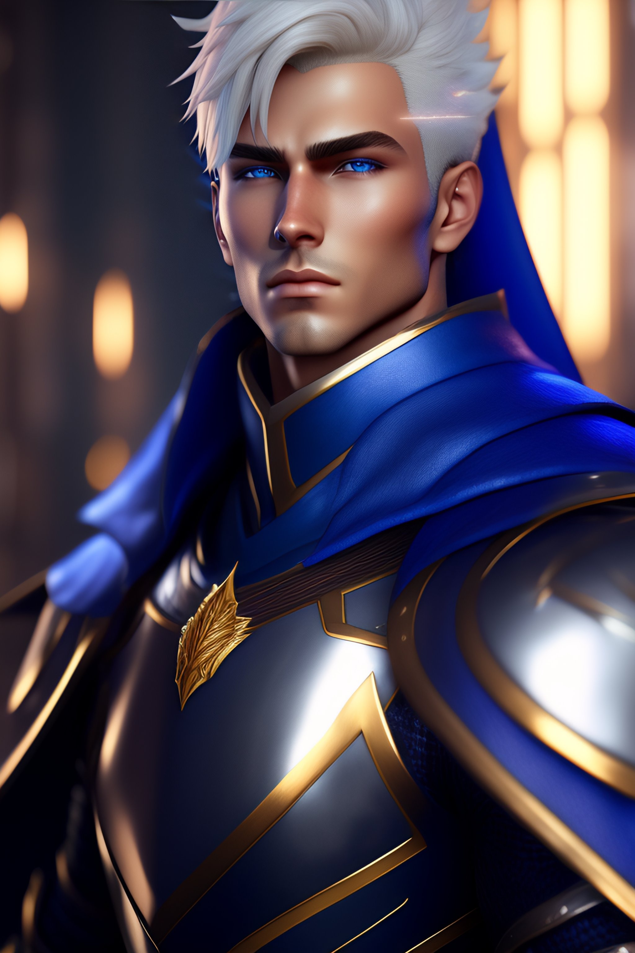 Anime Male Light Armor