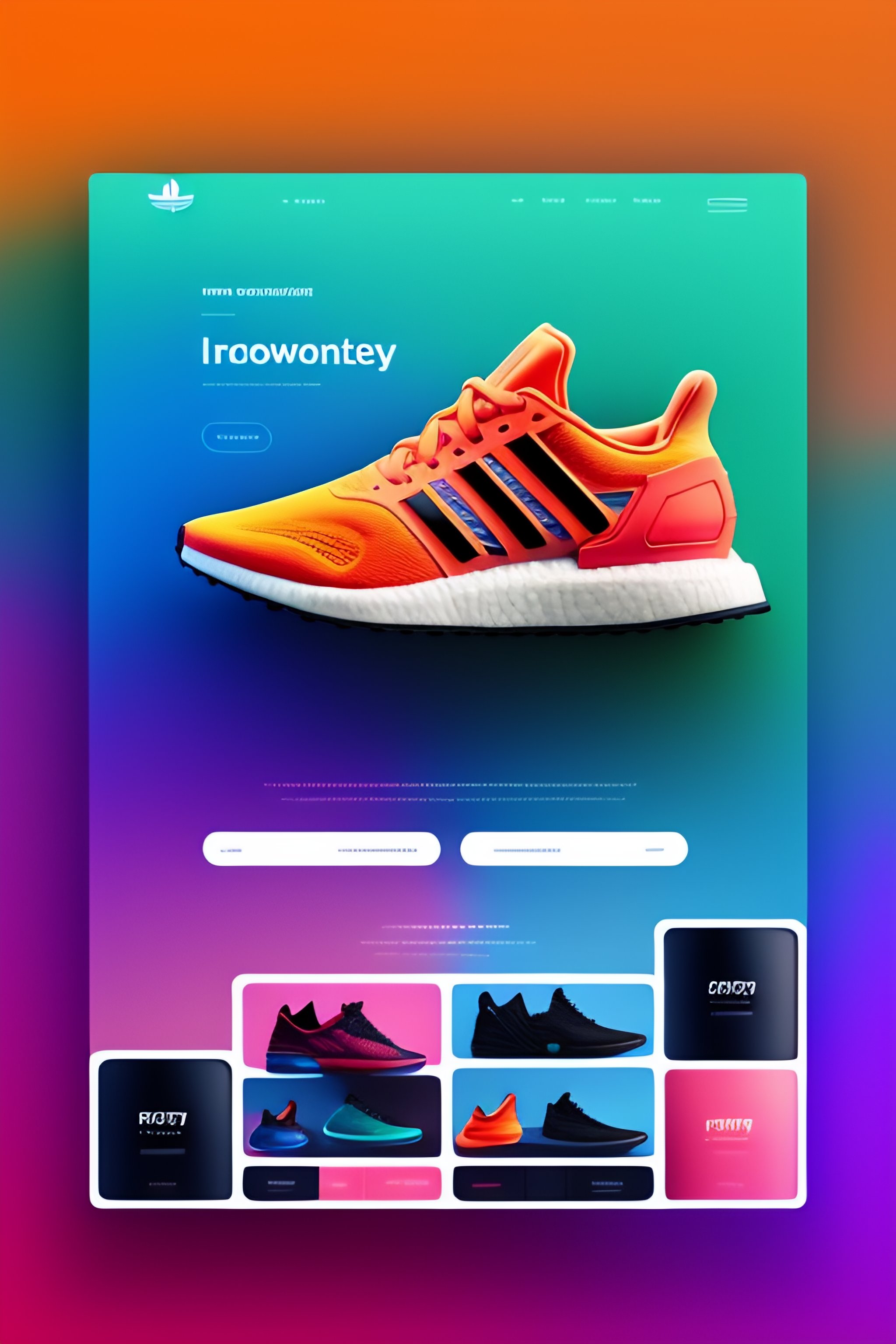 Lexica - Shoes ecommerce, website landing page designs, attractive ...
