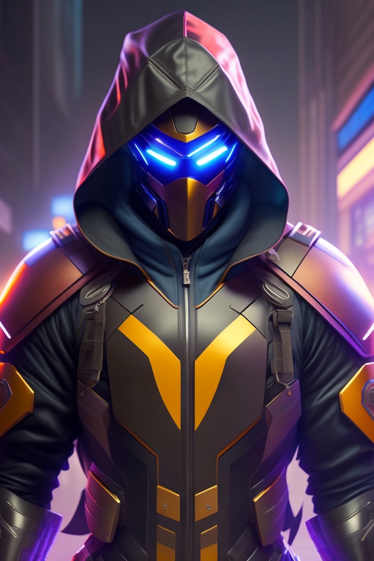 Lexica - This is a Super Hacker, who has a technological metal robotic ...