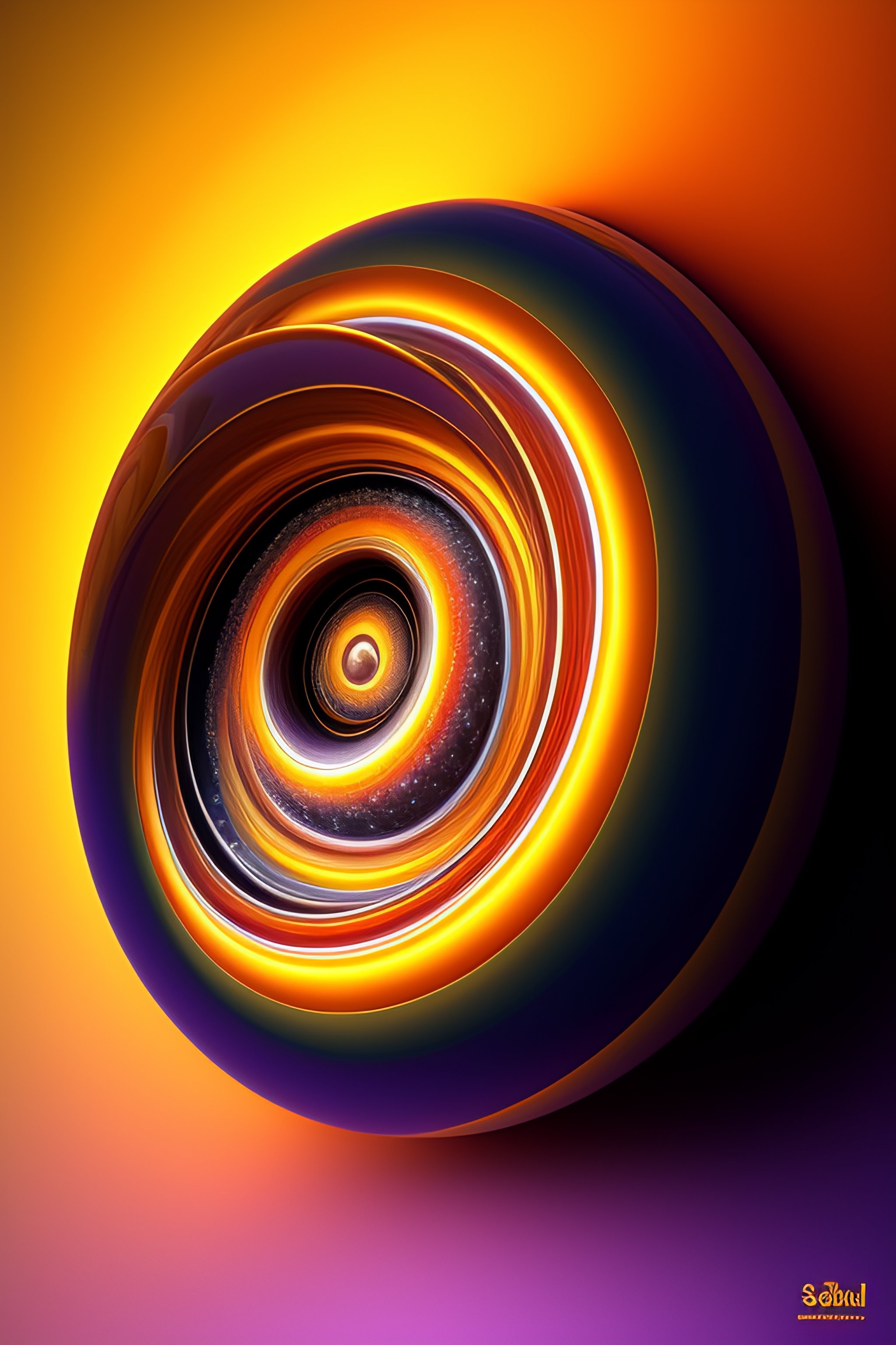 Lexica - Spherical spiral the style of Jean Giraud