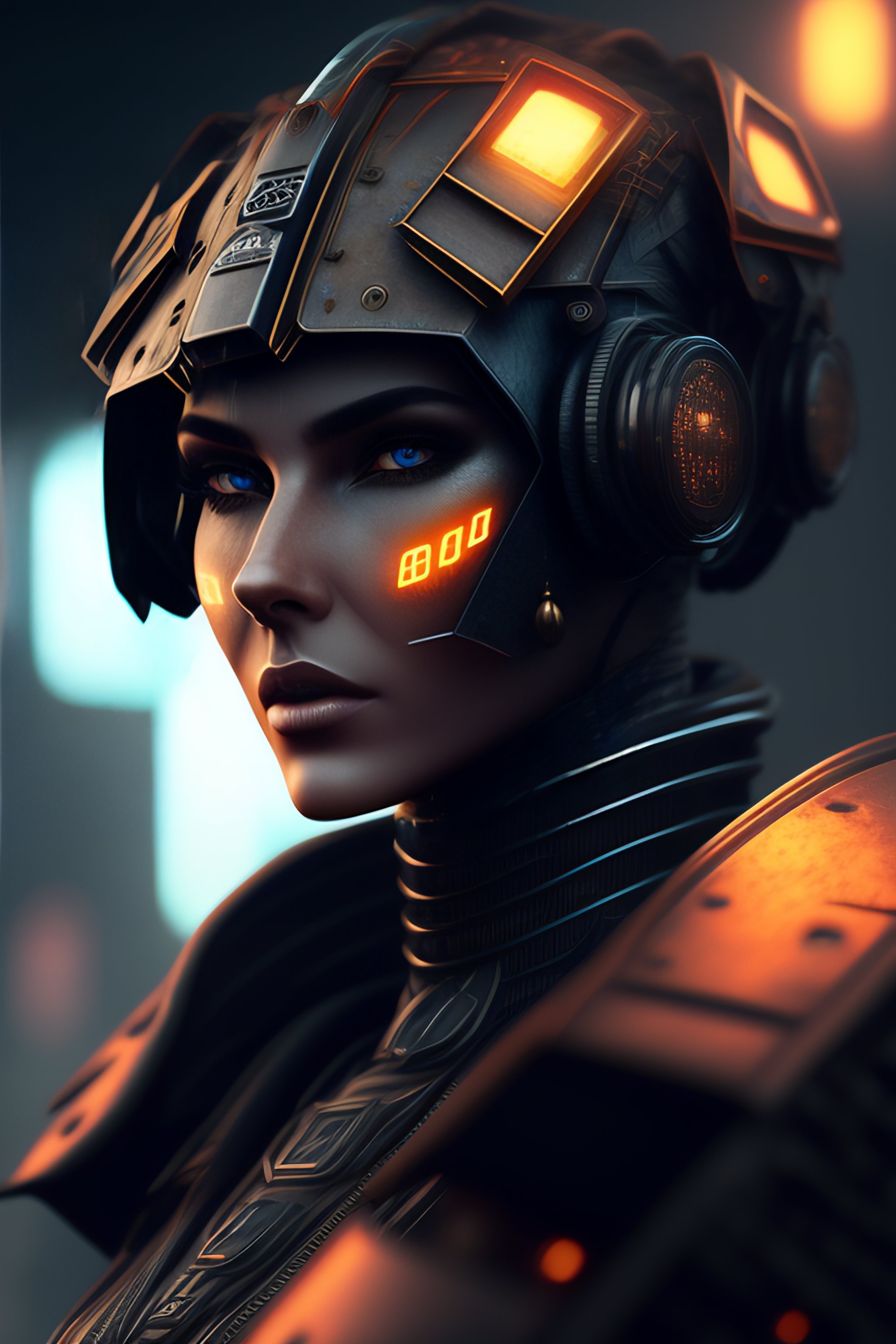 Lexica - Portrait of a rusian evil cyberpunk robot made of rusty clocks ...