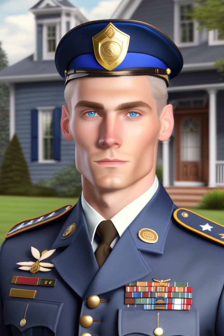 Lexica - Samuel Turner, army soldier uniform, male, age 35, rank ...