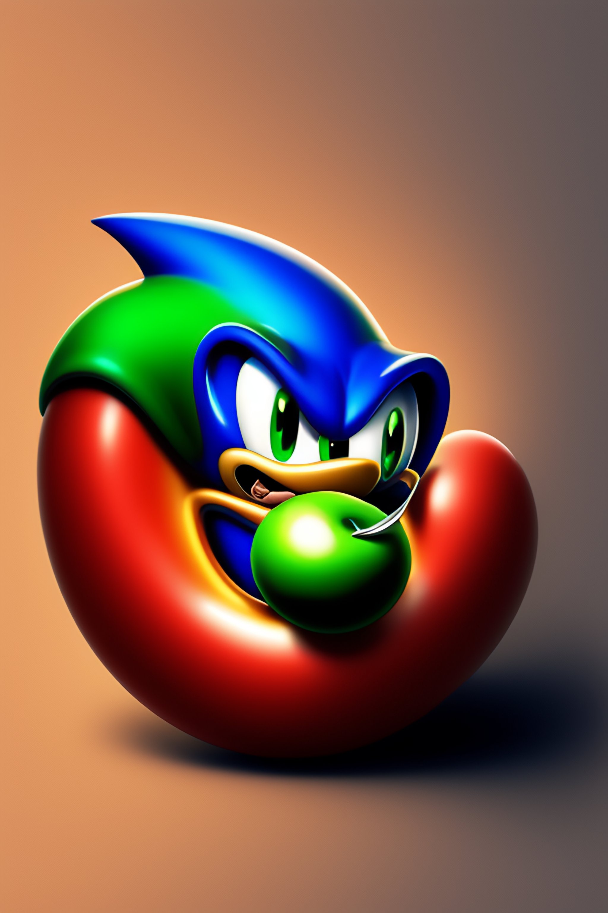 Lexica - Make me a drawing of sonic eating a mushroom with super mario ...