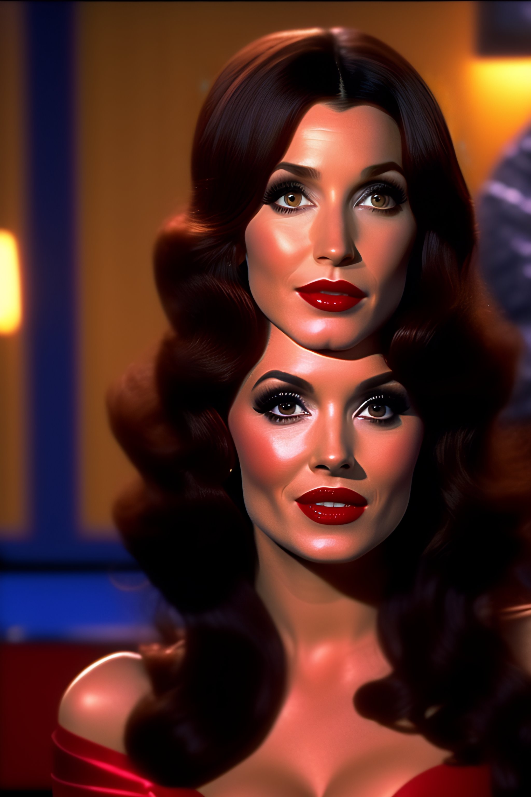 Lexica - Black haired Sarah Chalke as Jessica Rabbit. blu-ray screencap ...