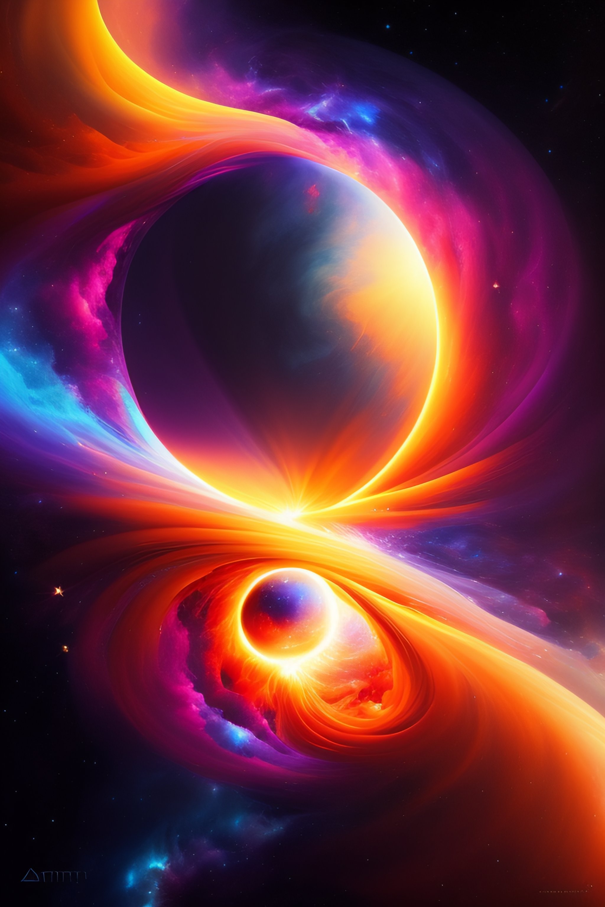 Lexica - Supernova, universe, star exploding, galaxy, art by artgerm, artsation,