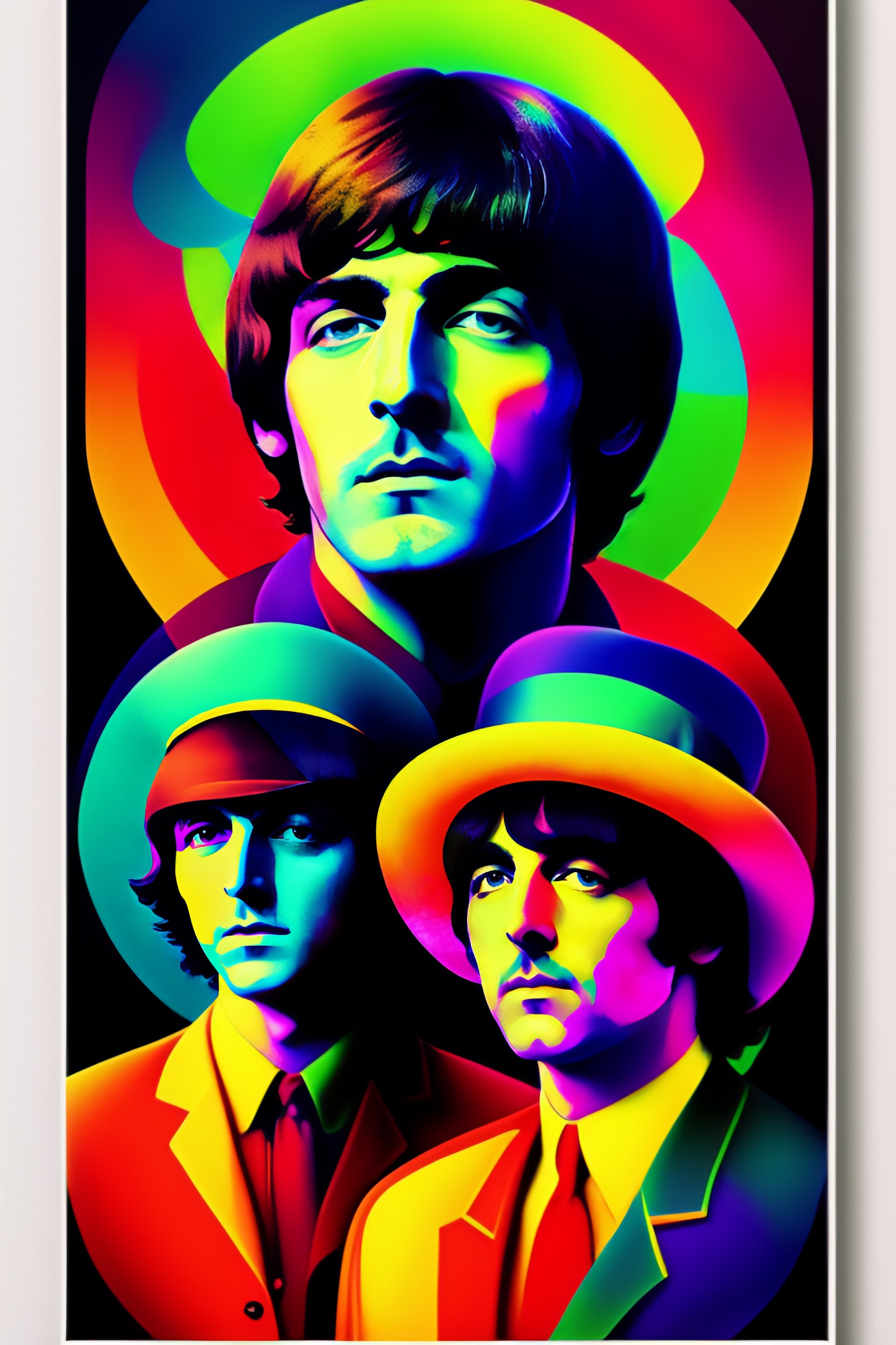 Psychedelic Beatles Posters