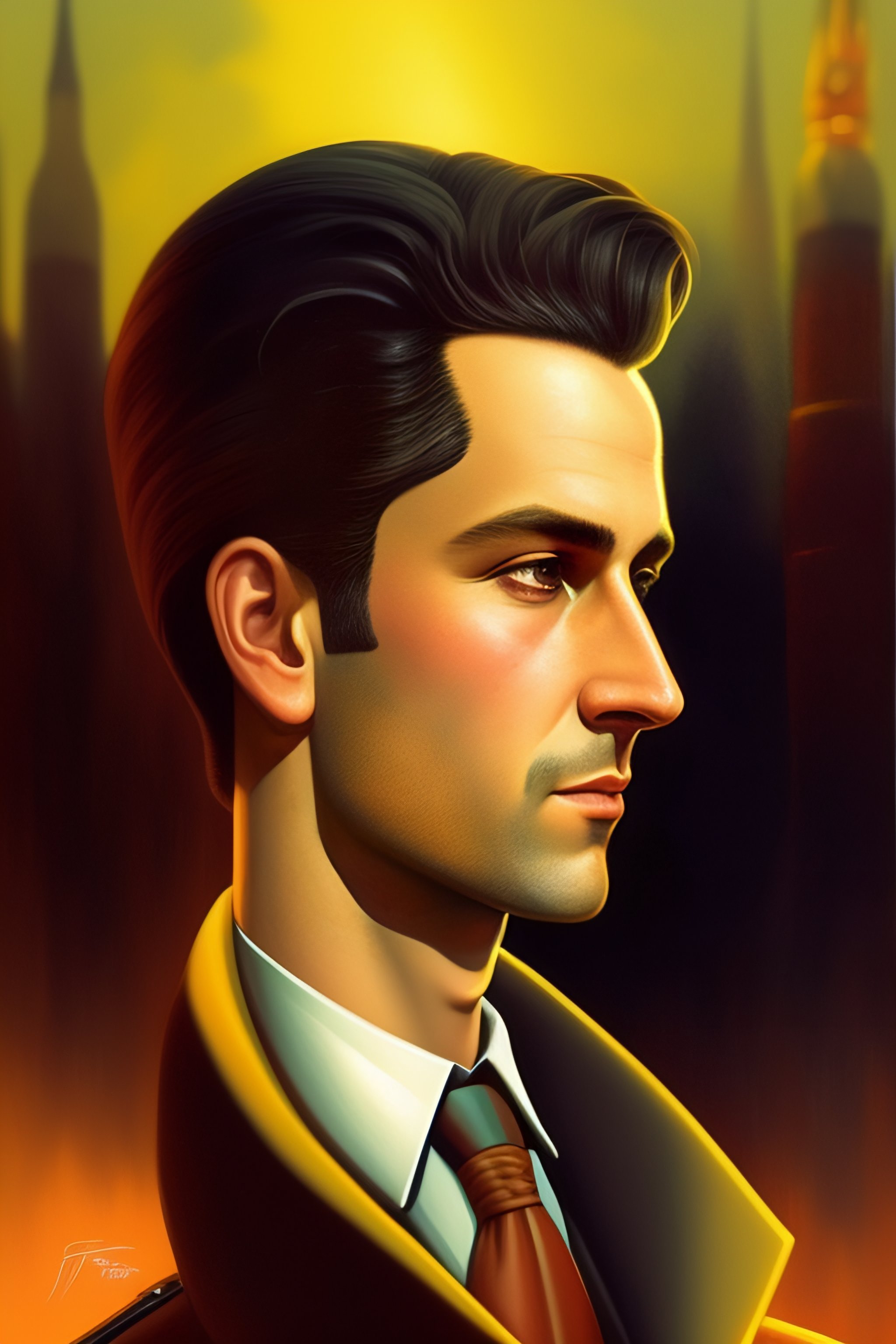 Lexica - Illustration of victor orban in 2004 short animation film Fallen art by Tomasz Baginski