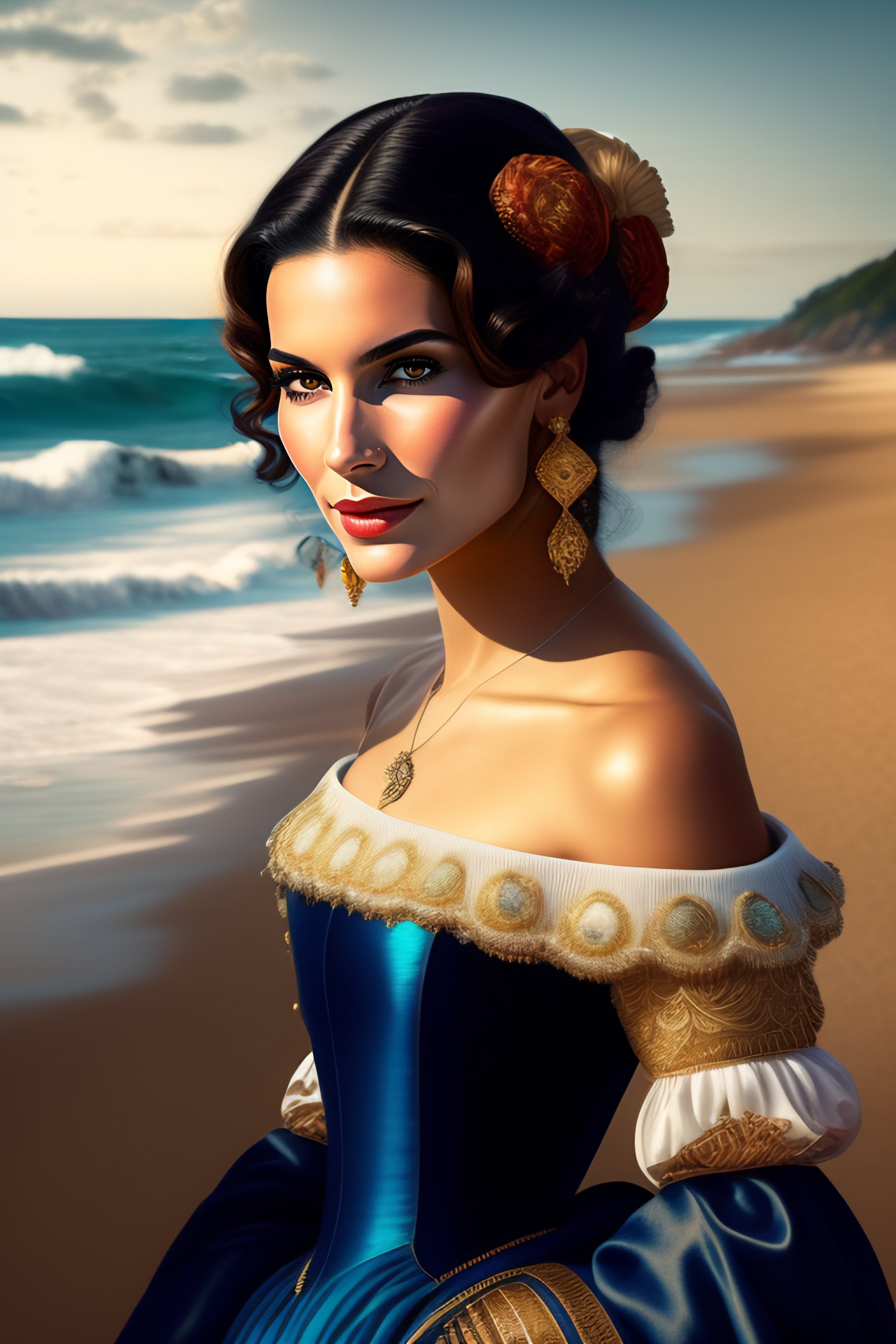 Lexica - Marina Moschen in medieval style, seashore