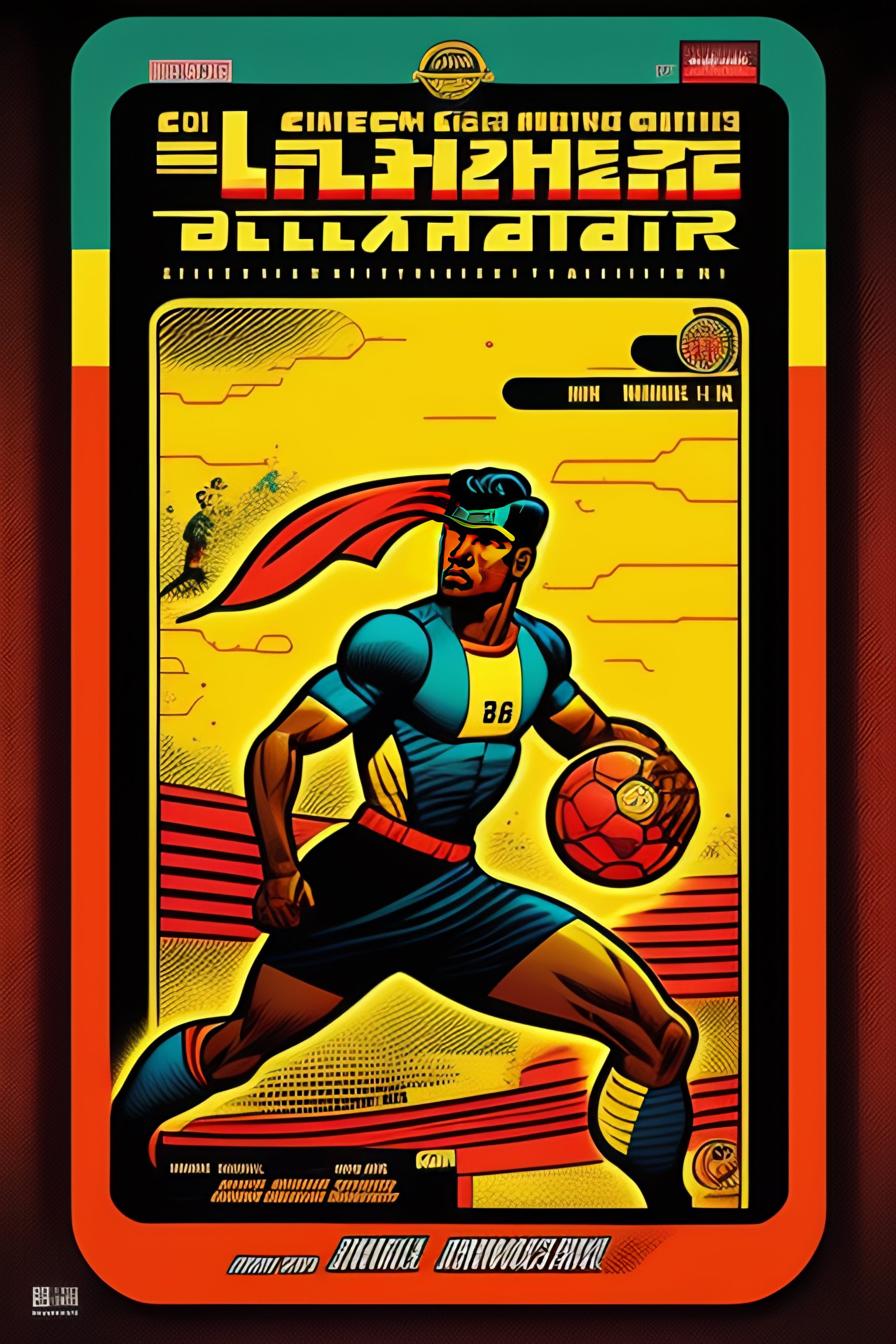 Lexica - Retro comic style artwork, highly detailed kerala blasters ...