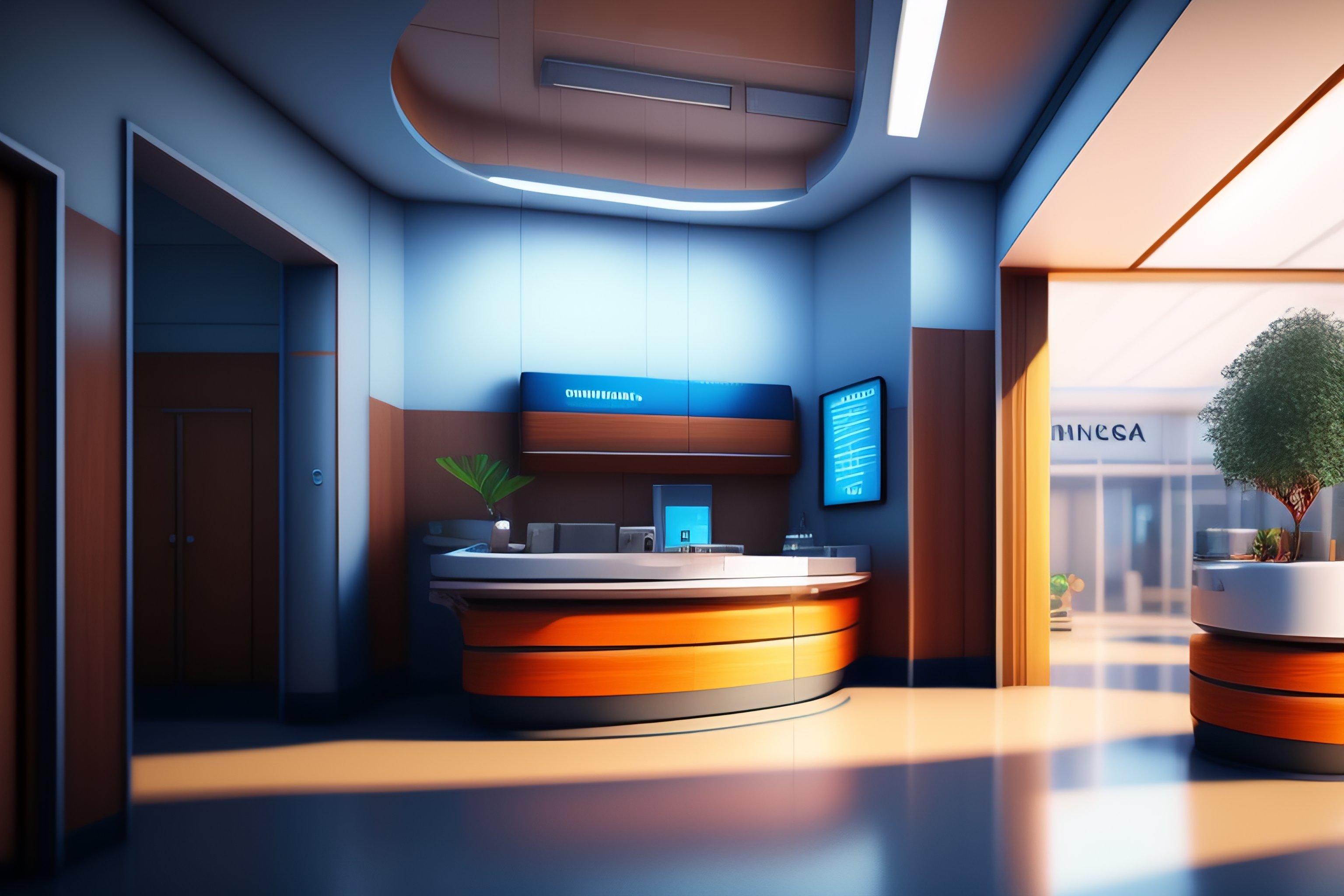 Lexica - Hospital concept art, colorful, 8 k photorealistic, hd, high ...