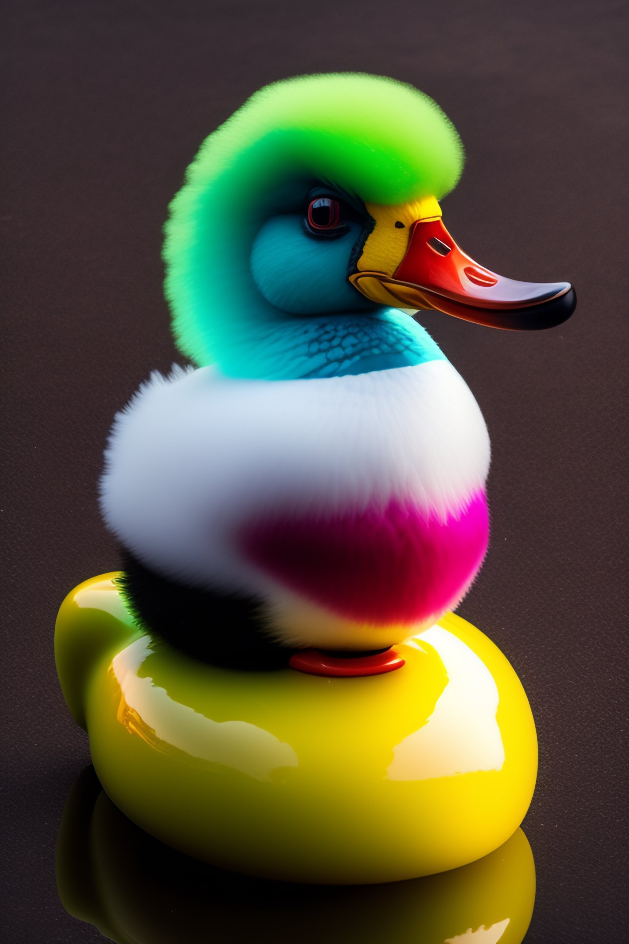 Lexica - Scary clown duck