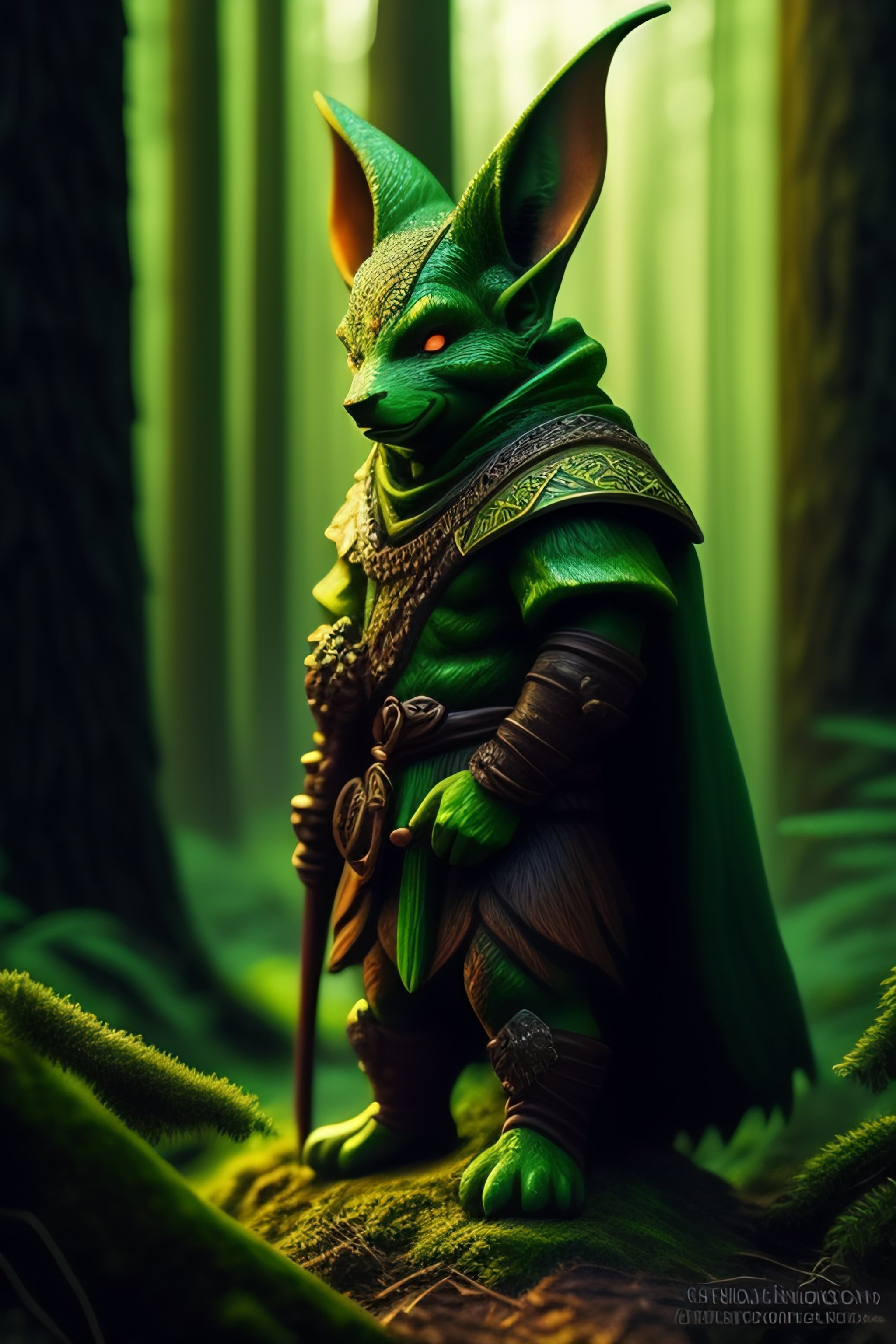 Lexica - The goblin from Slavic mythology in the spruce forest