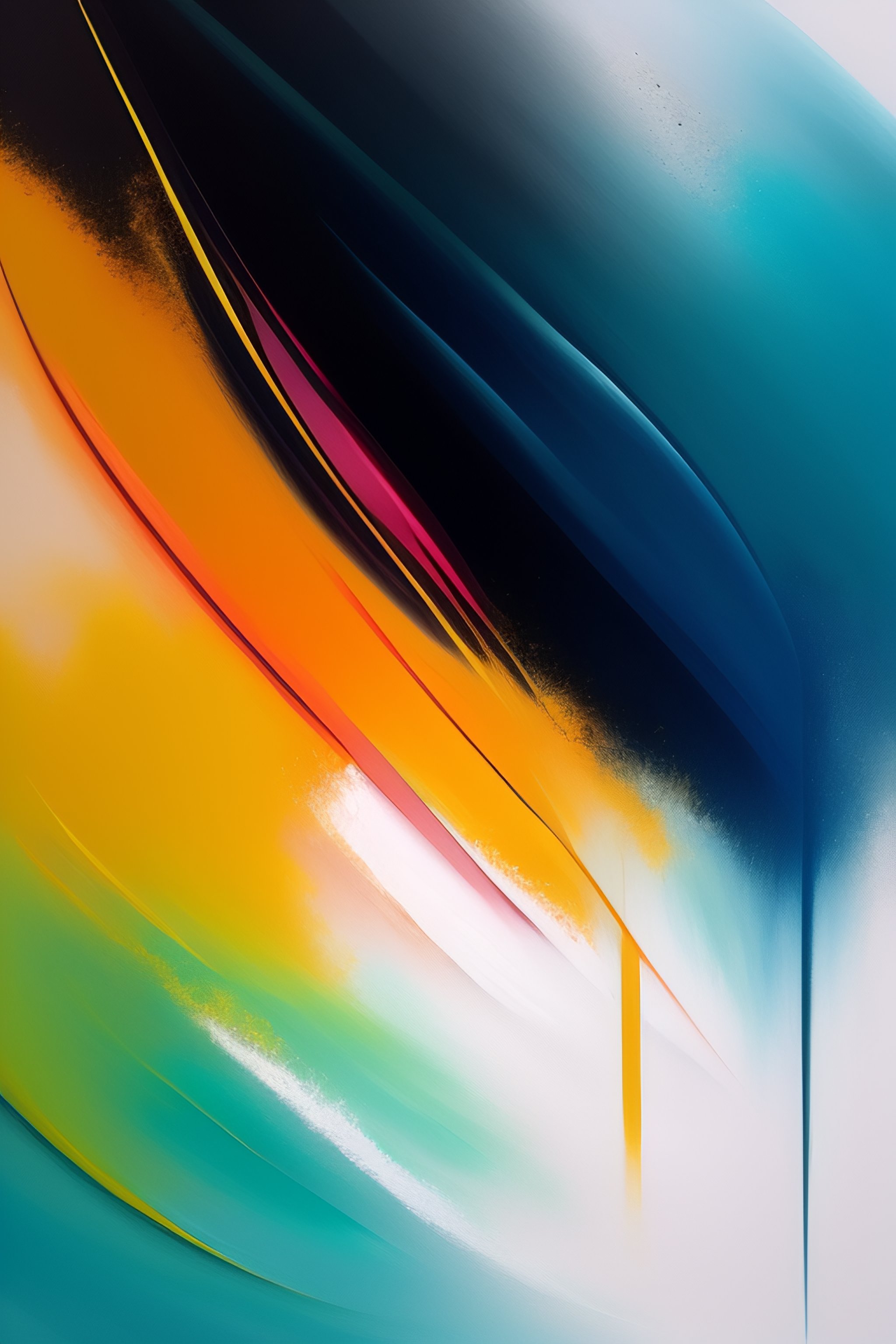 Lexica - Abstract minimalist acrylic pastel color on a white background ...