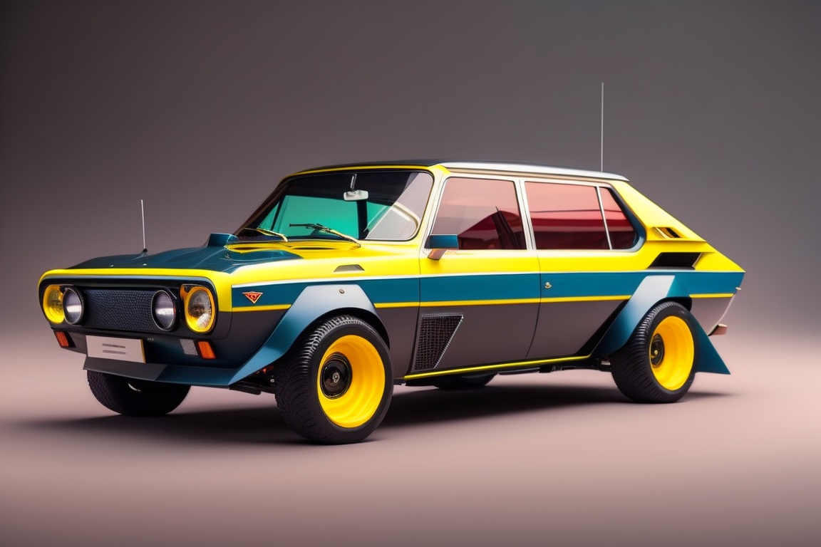 Lexica - The LADA 2107 Cyberpunk Style is a unique and futuristic ...