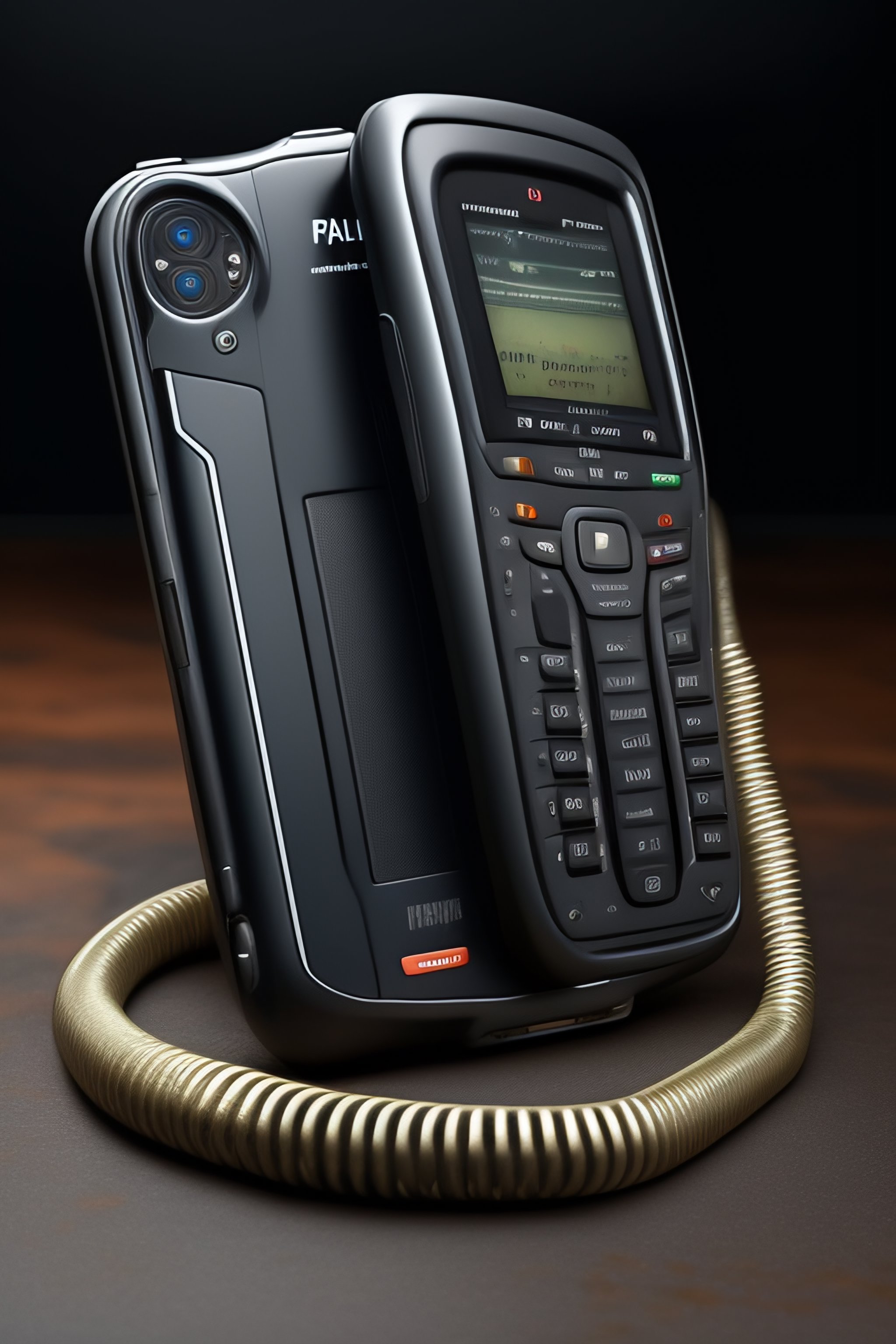 Lexica - An extremely complex Fallout 4 Mobile phone, Waste punk, gray