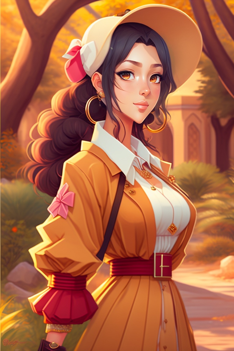 Lexica - 90's vintage Anime cartoon Style, Moroccan Woman, 20 years old ...