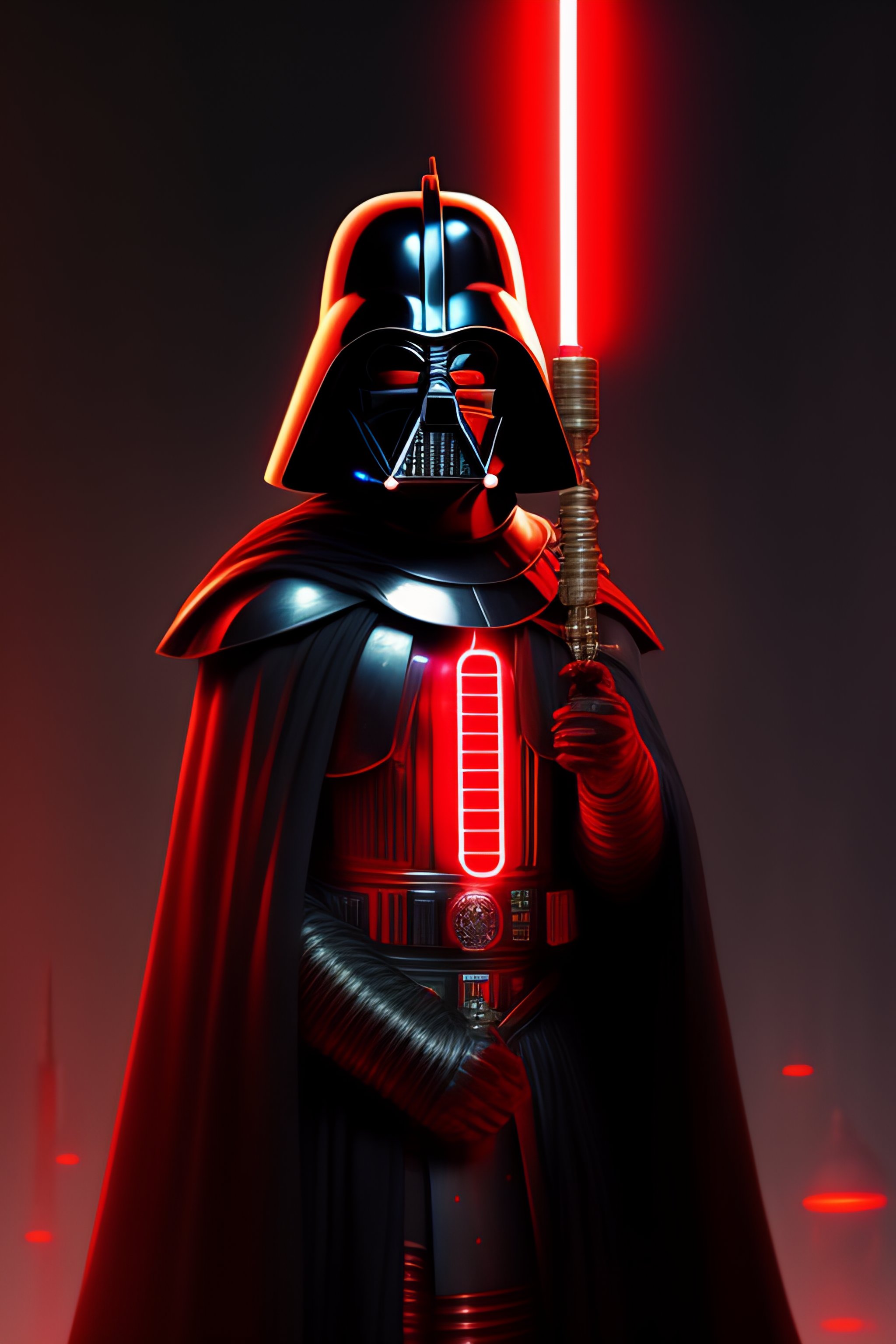 Lexica - Star Wars scene artificial intelligence a guinea pig wearing ...