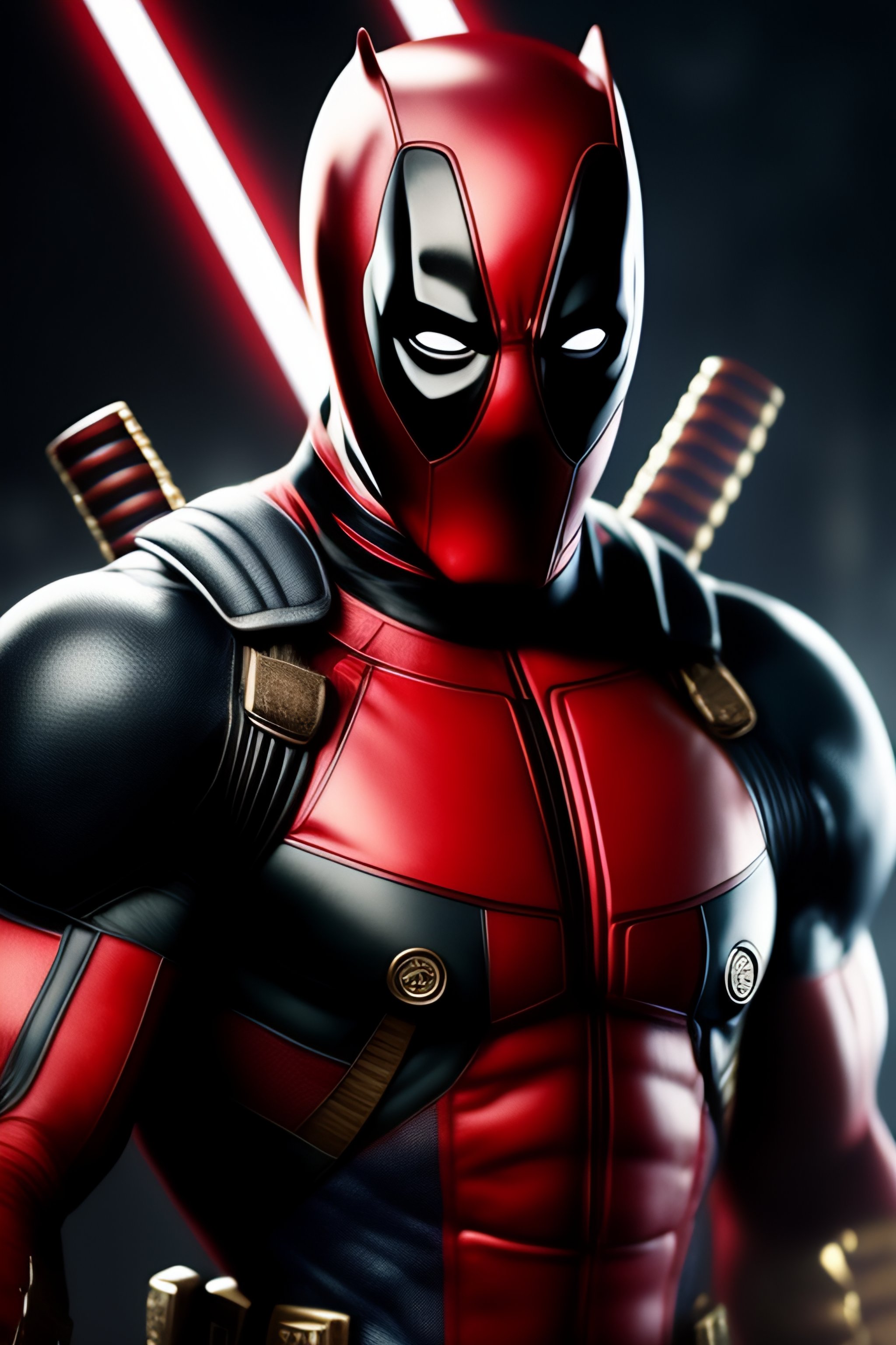 Lexica - Photo of deadpool mixed with sonic ultra detailed