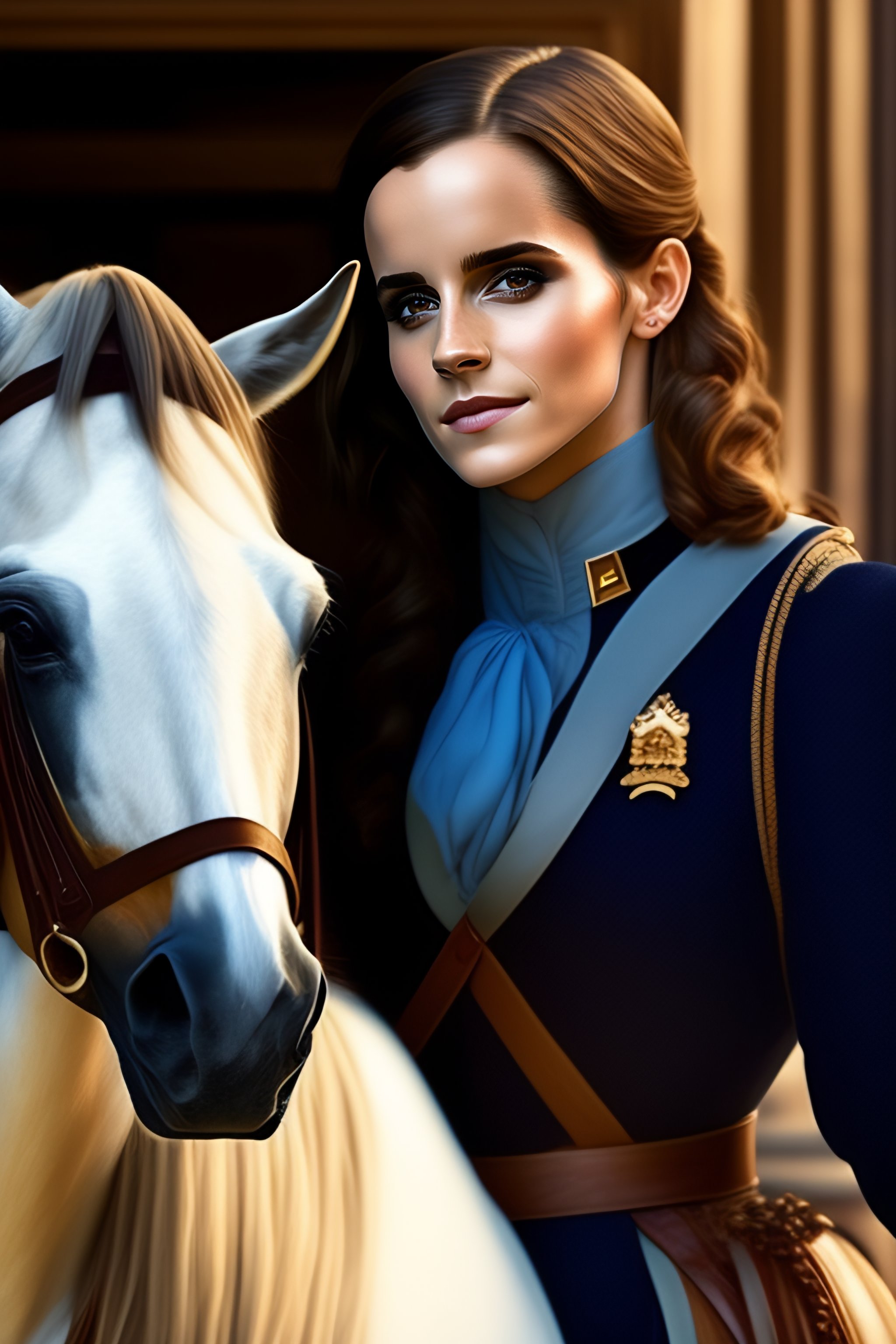 Lexica - Emma Watson in horse