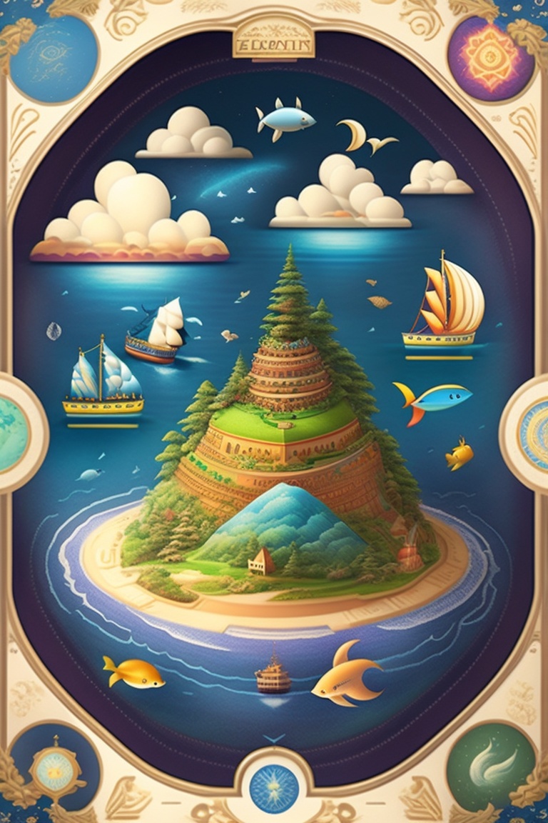 Lexica - The map depicted an unknown island in the middle of the vast ...