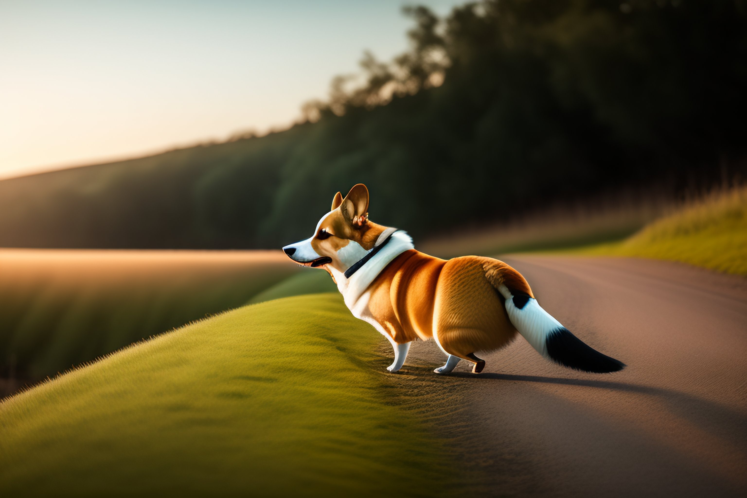 Lexica - Dumb corgi