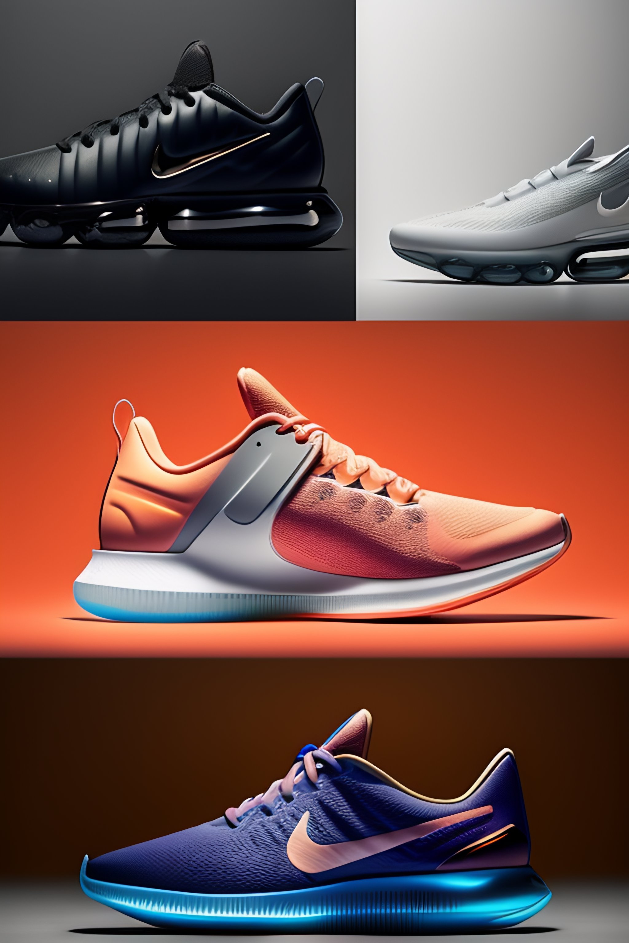 Lexica - A nike shoe with modern design, studio lighting, product shot ...
