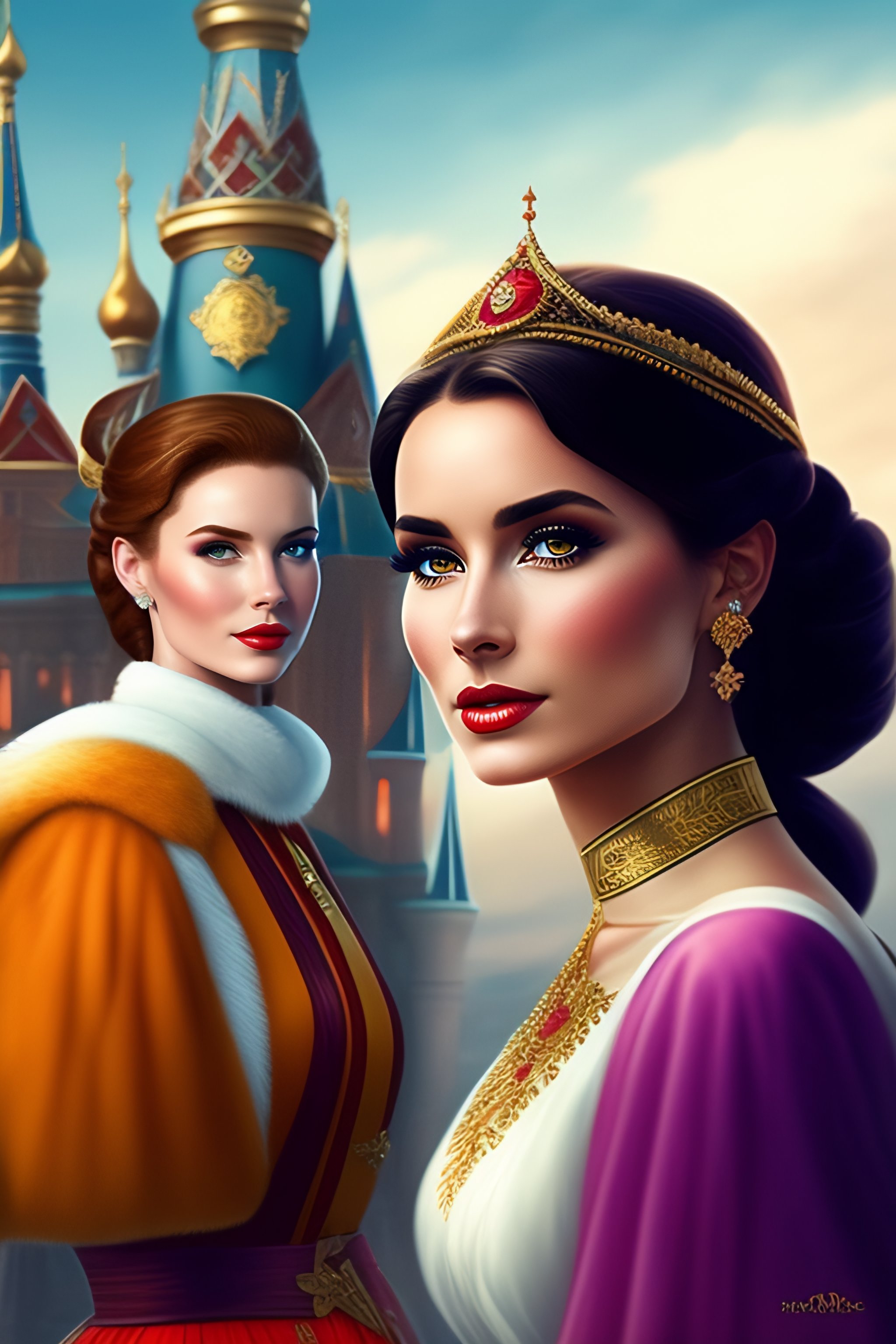 Lexica - Disney Princesses in Modern Russia