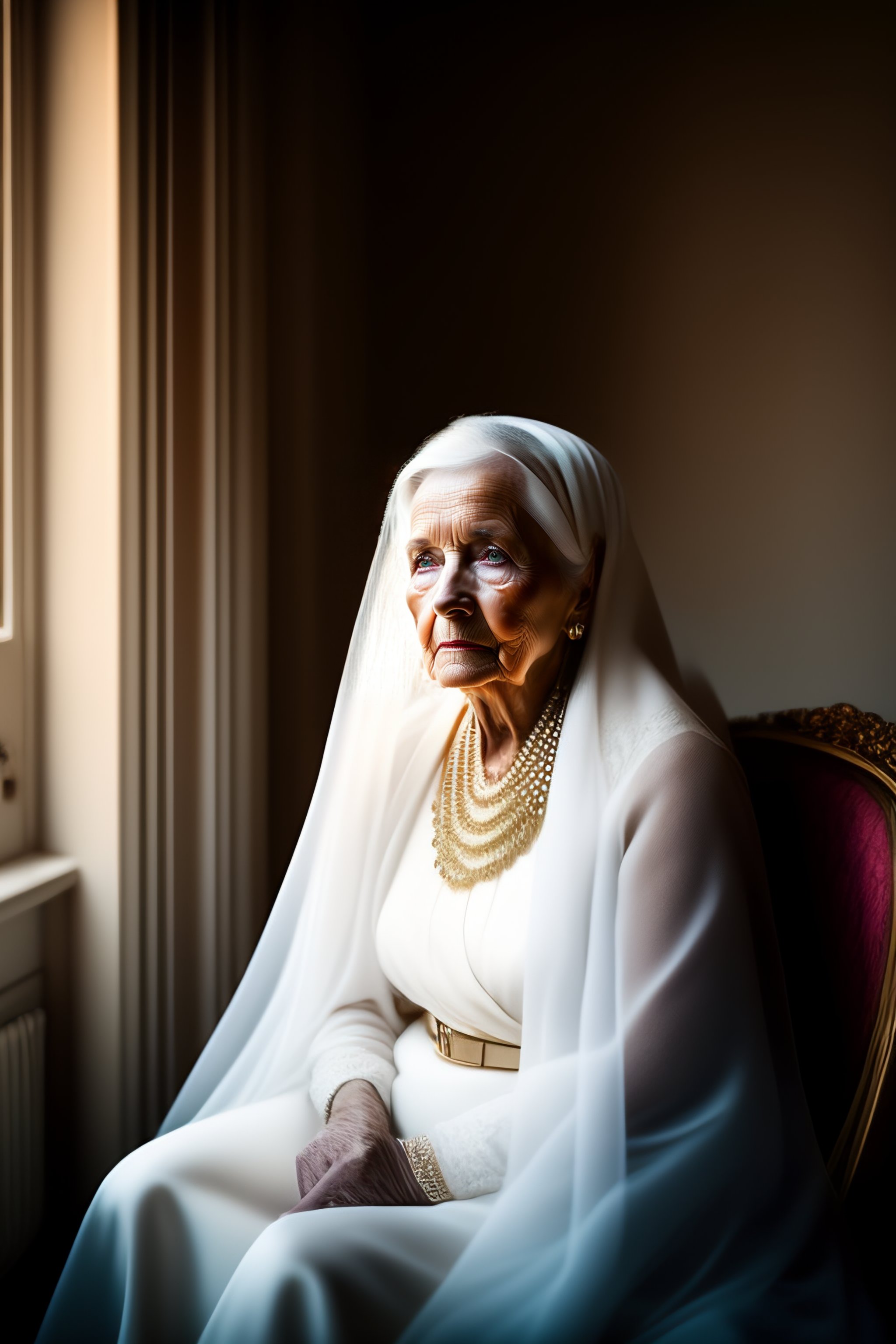 Lexica - An ultrarrealistic photo of a beautiful woman over 85 years ...
