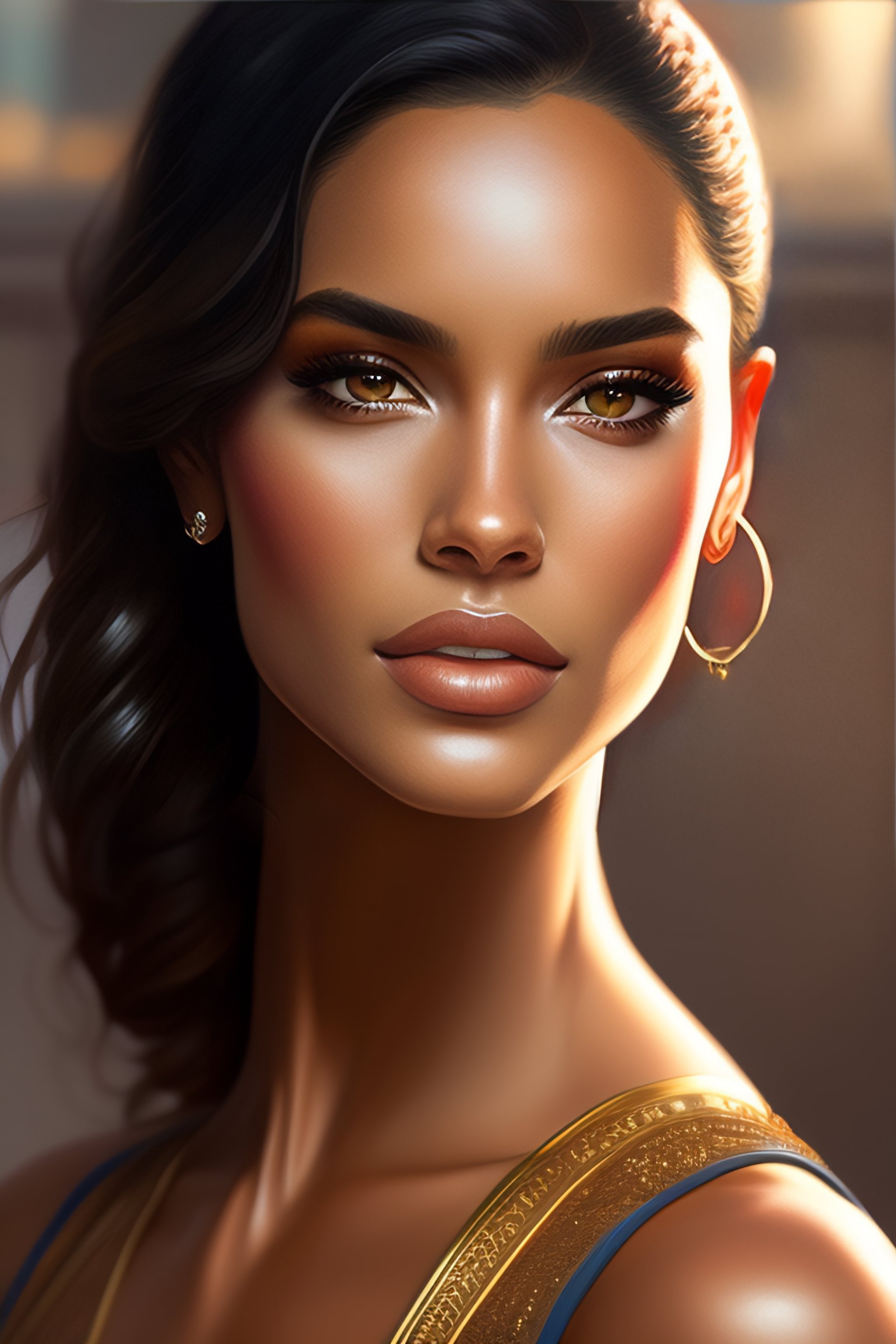Lexica - Full body shot, beautiful latin woman, photorealism ...
