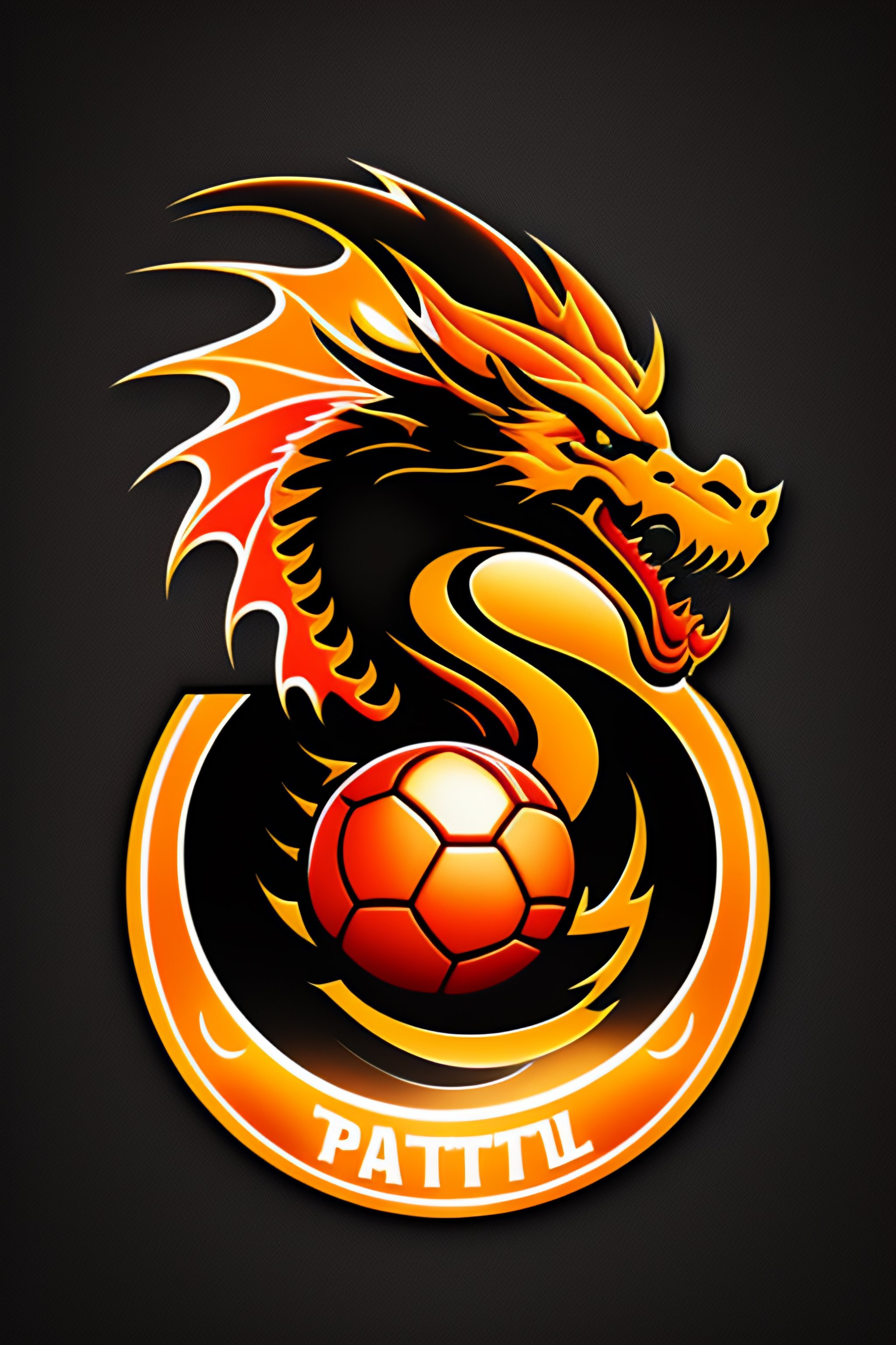 Dragon Football Logo