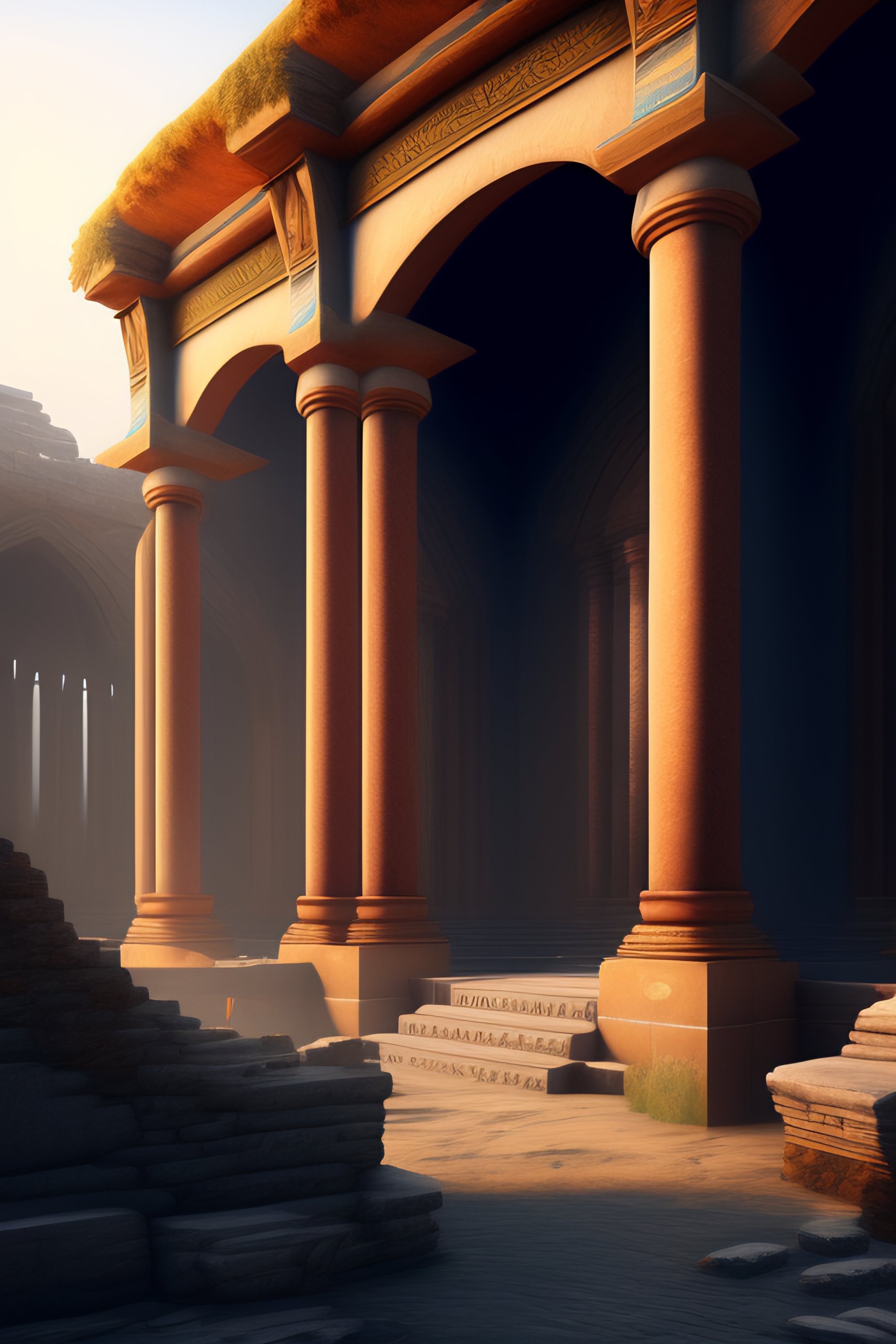 Lexica - Ancient book complex, Deconstruction, Highly detailed, Depth ...