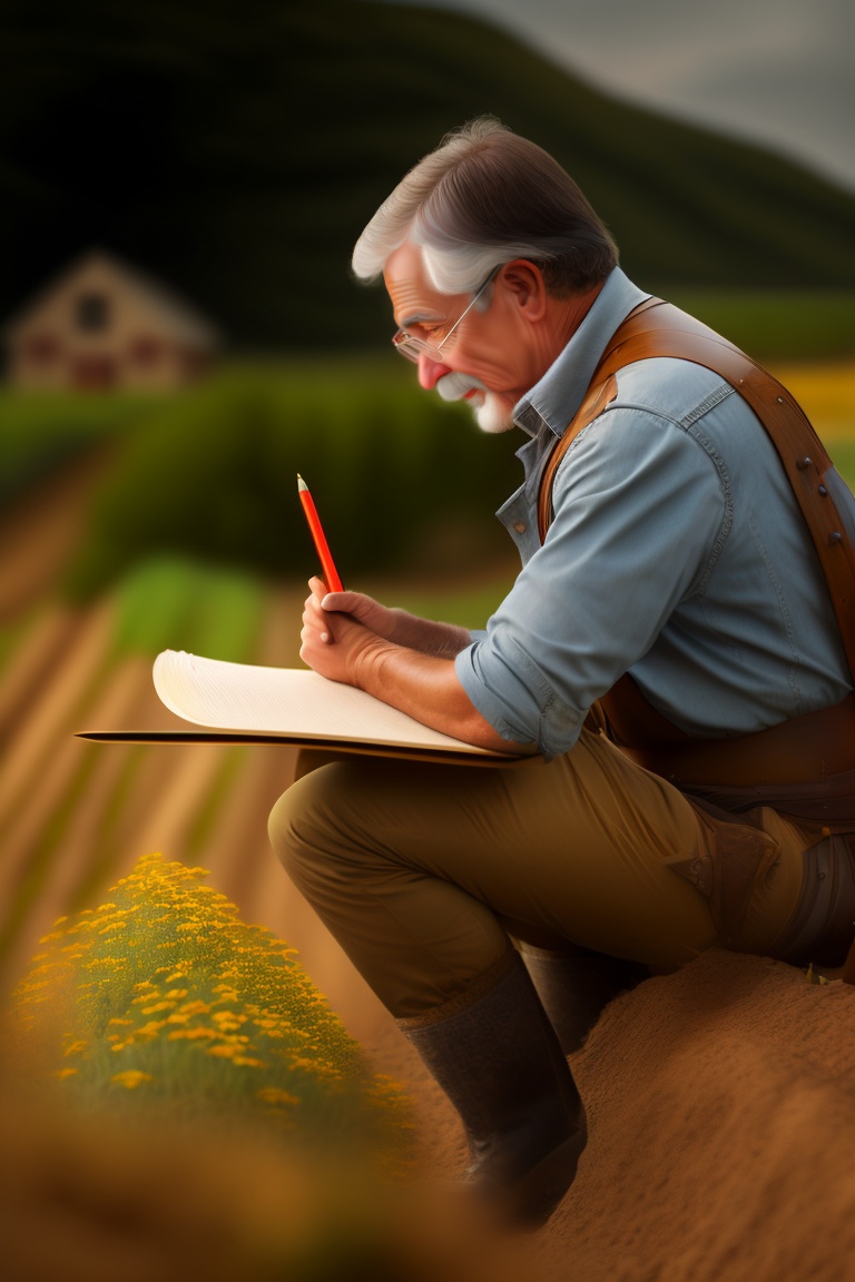 Lexica - A Farmer, writting a letter
