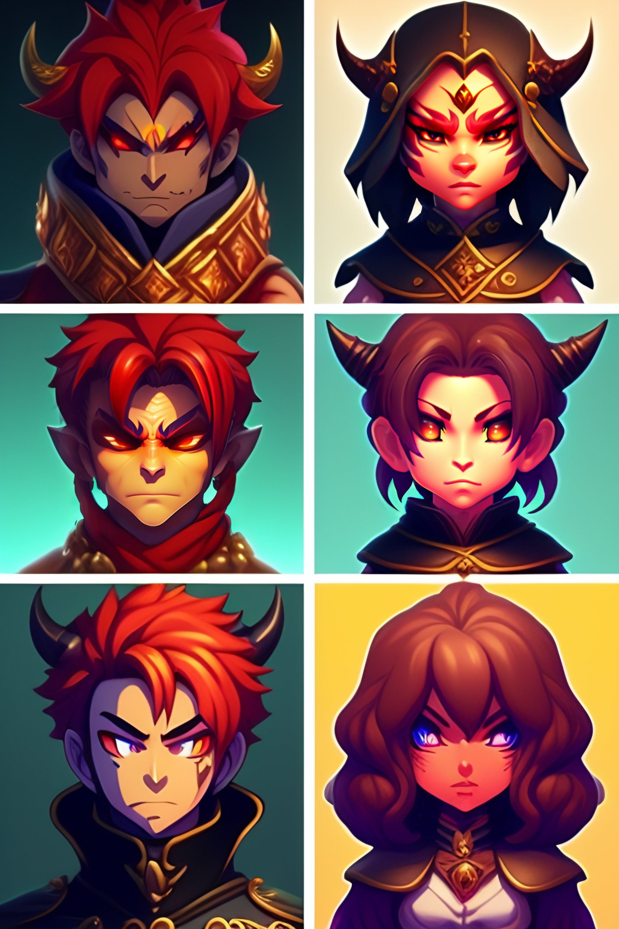 Lexica - Create a 2d demon character for an rpg game