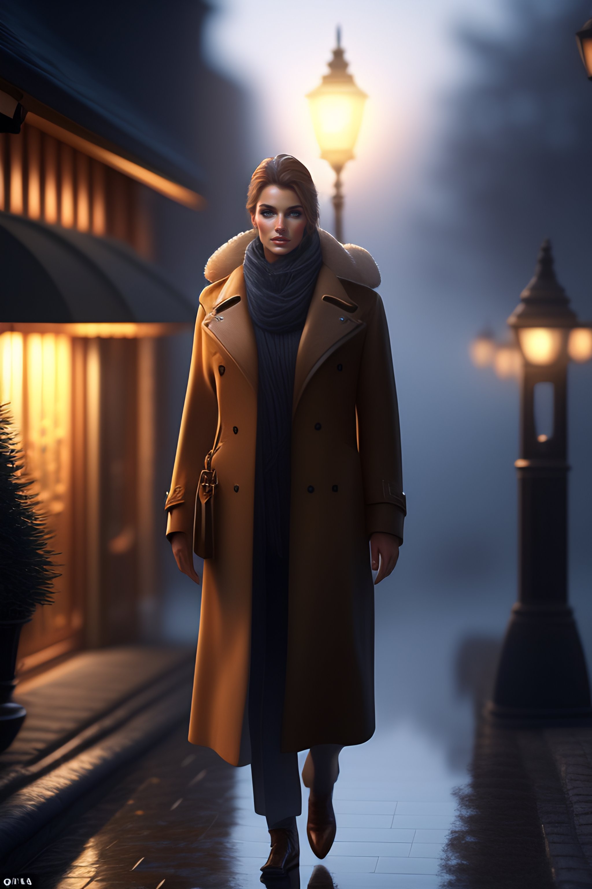 Lexica - Crazy financier, night- key lighting, soft lights, foggy, by ...