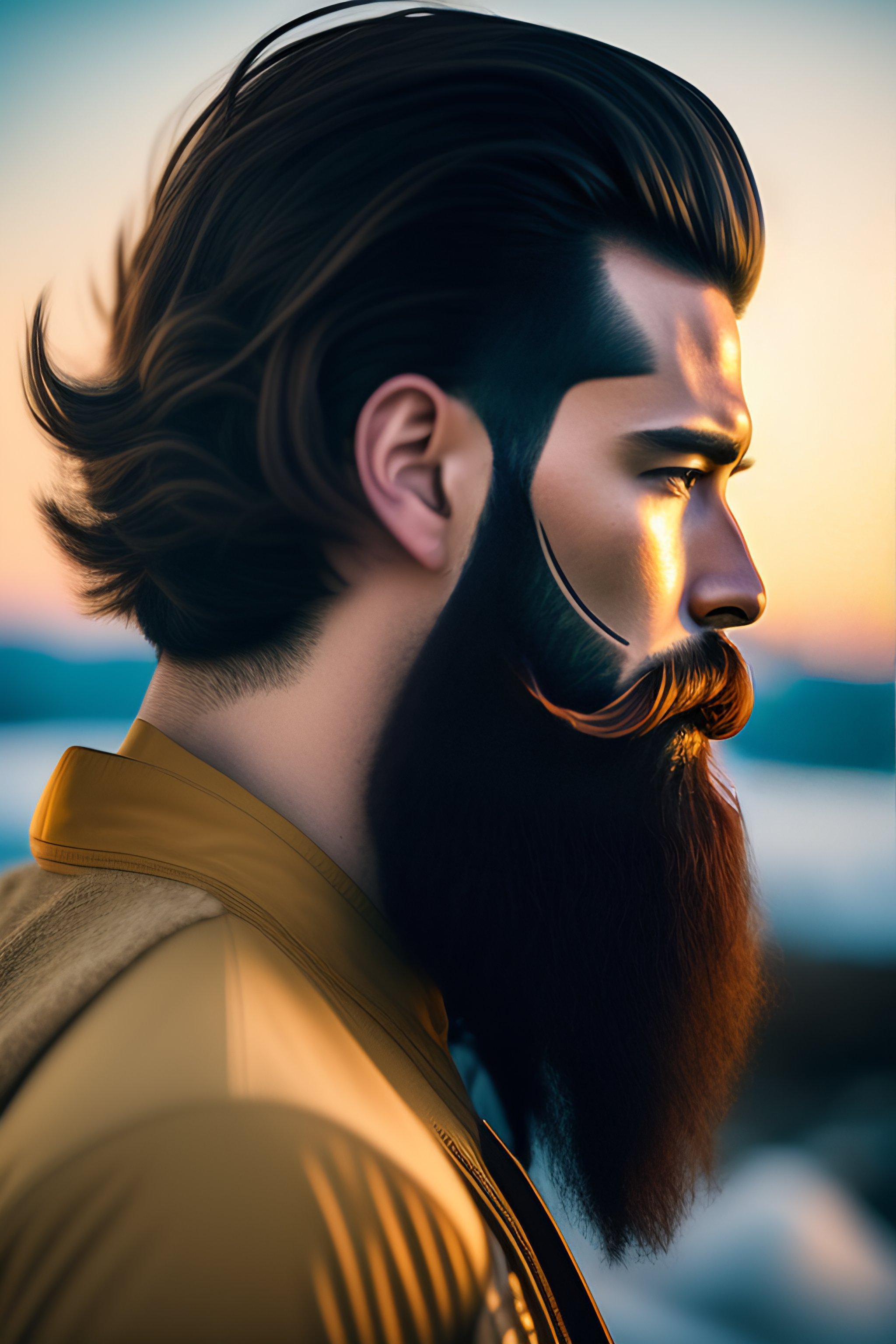 Anime Man With Beard
