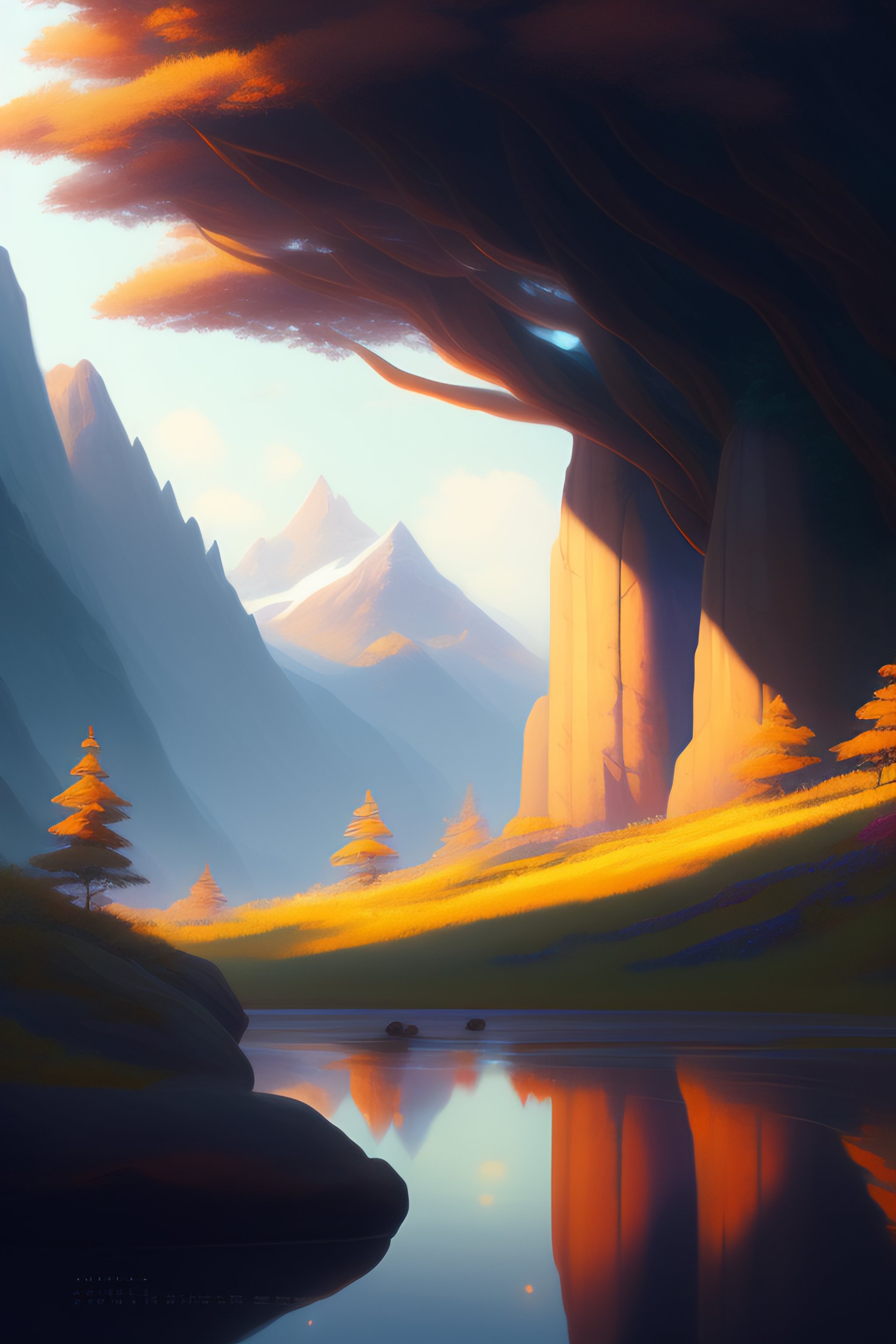 Lexica - Highly detailed oil painting, Studio Ghibli, Jessica Rossier ...