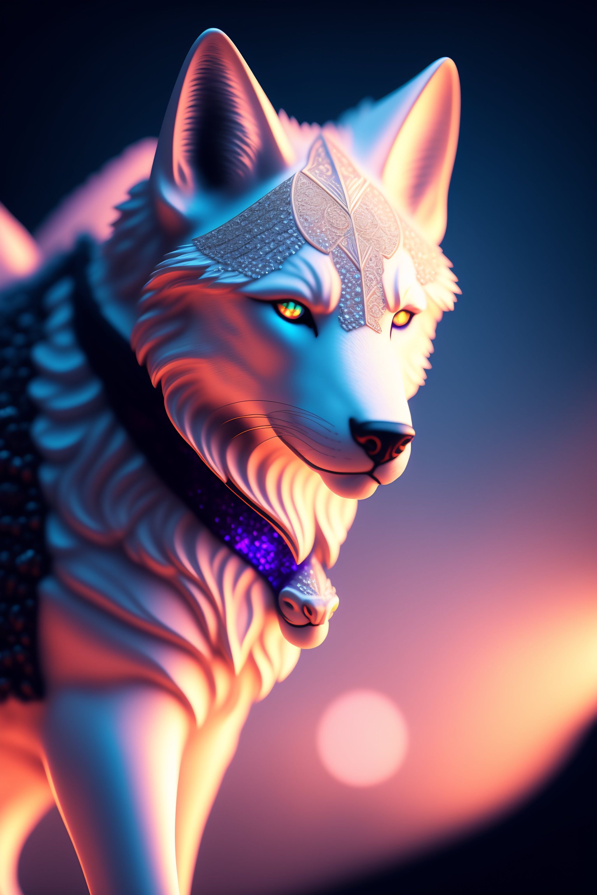 Anime Wolf Warrior