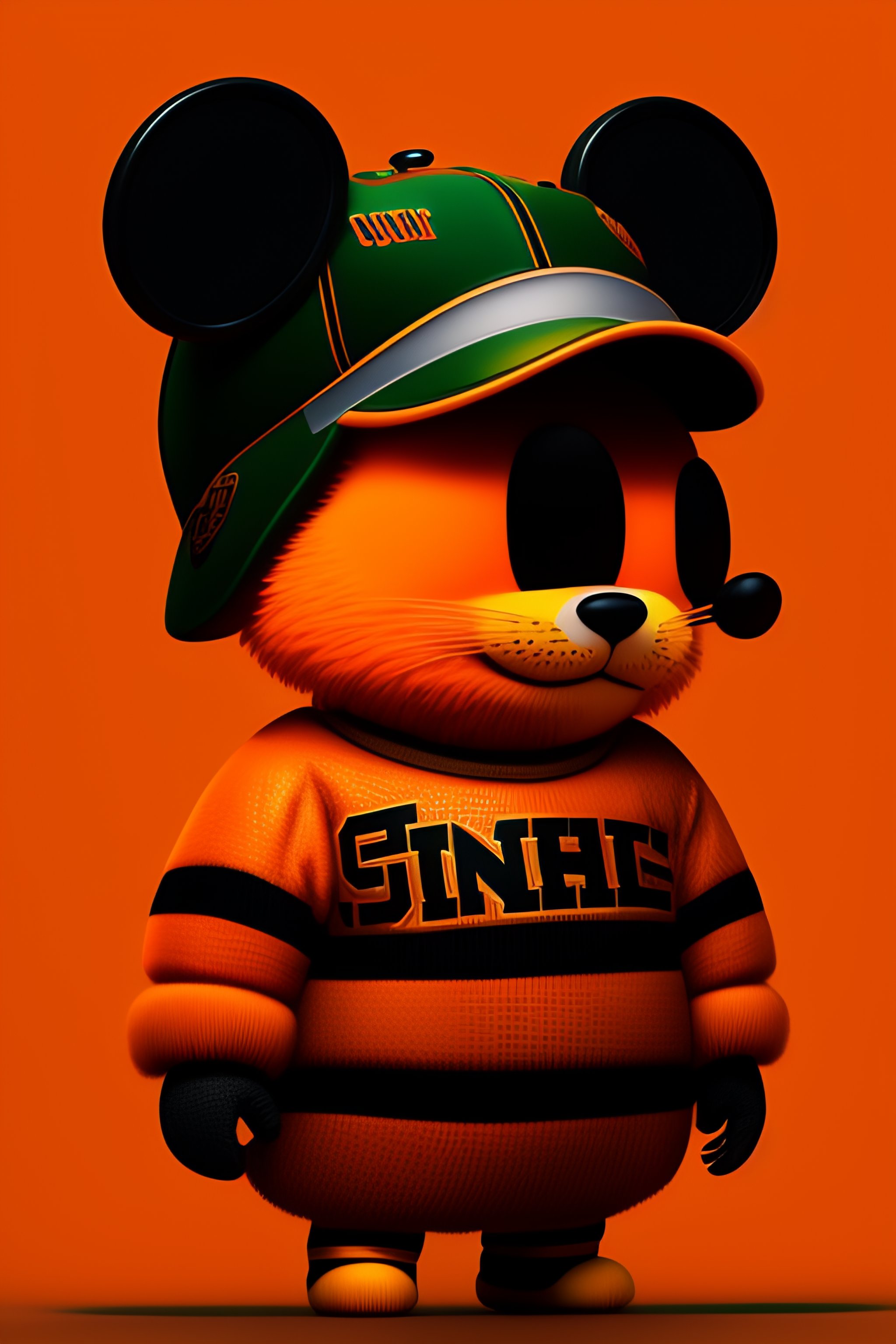 Lexica - Highly detailed picture of an orange-inspired small mascot ...