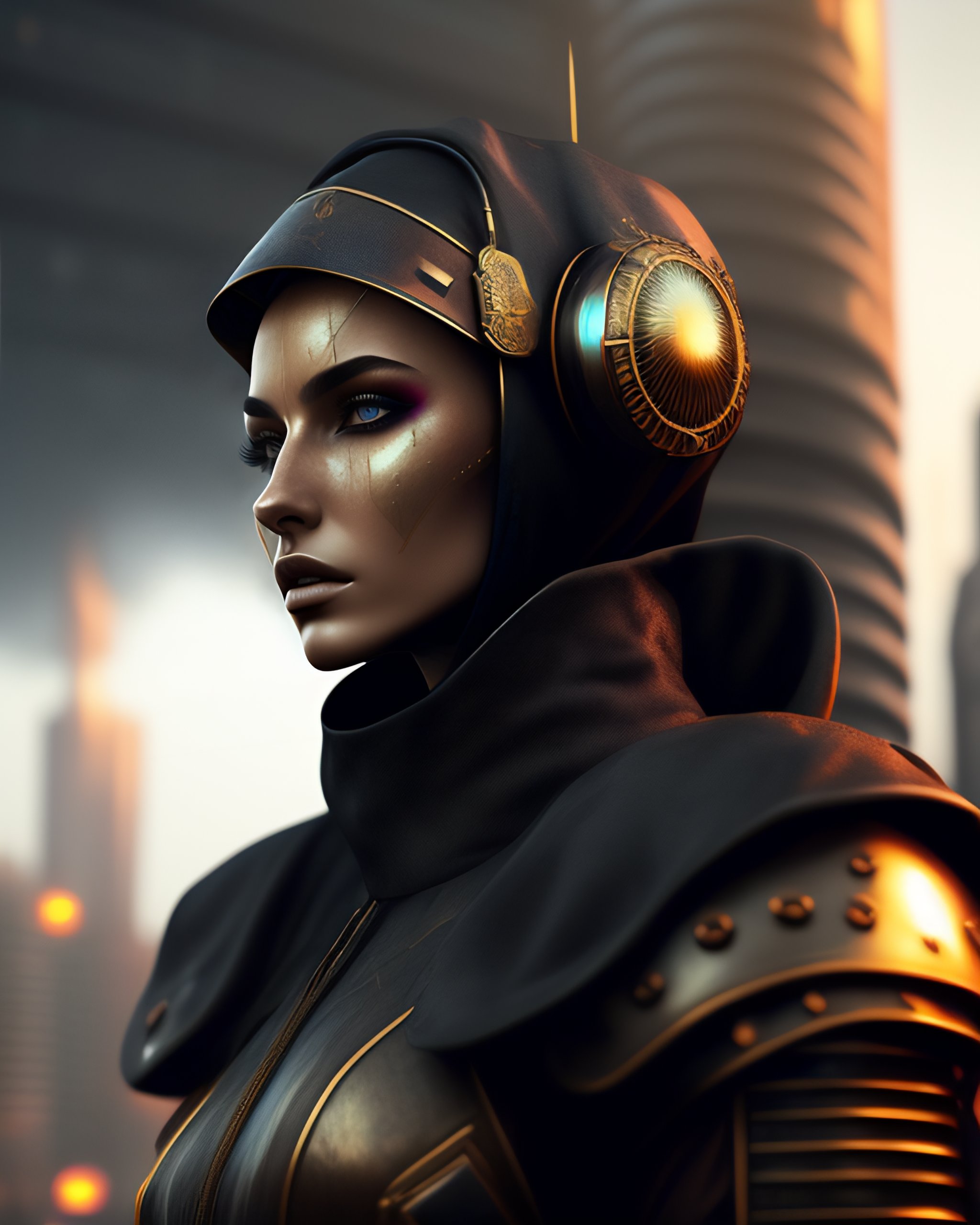 Lexica - Portrait of a rusian evil cyberpunk robot made of rusty clocks ...