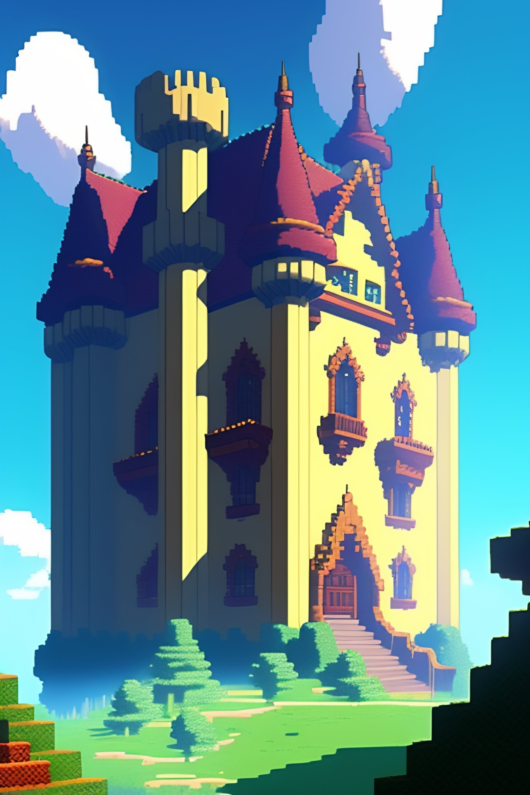 Lexica - Studio ghibli's, castle in the sky, minecraft, rebecca sugar, samb