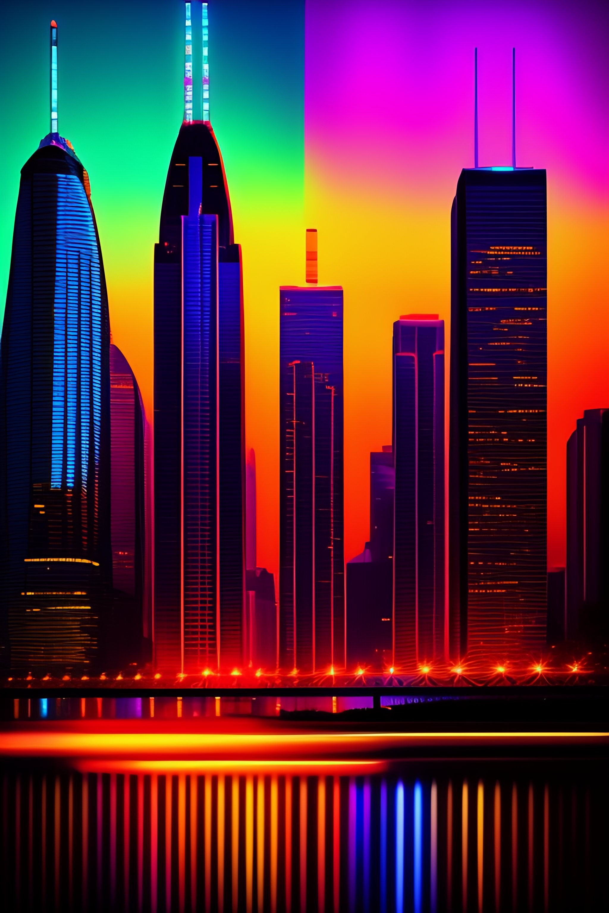 Lexica - Pixel image The Flash destroyed diffuse city night background ...