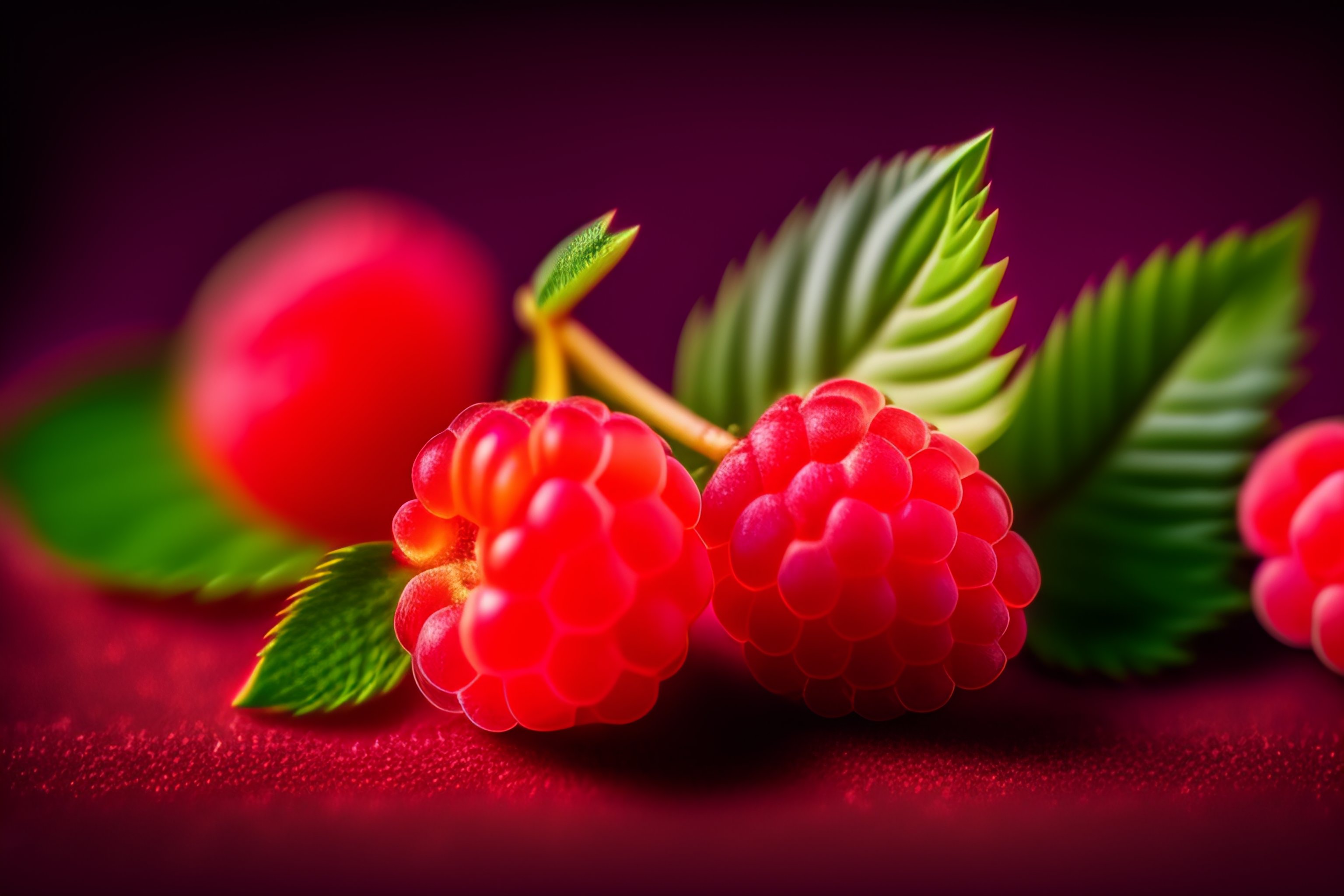 Lexica - Raspberries macro photo, super realistic, high quality, super ...