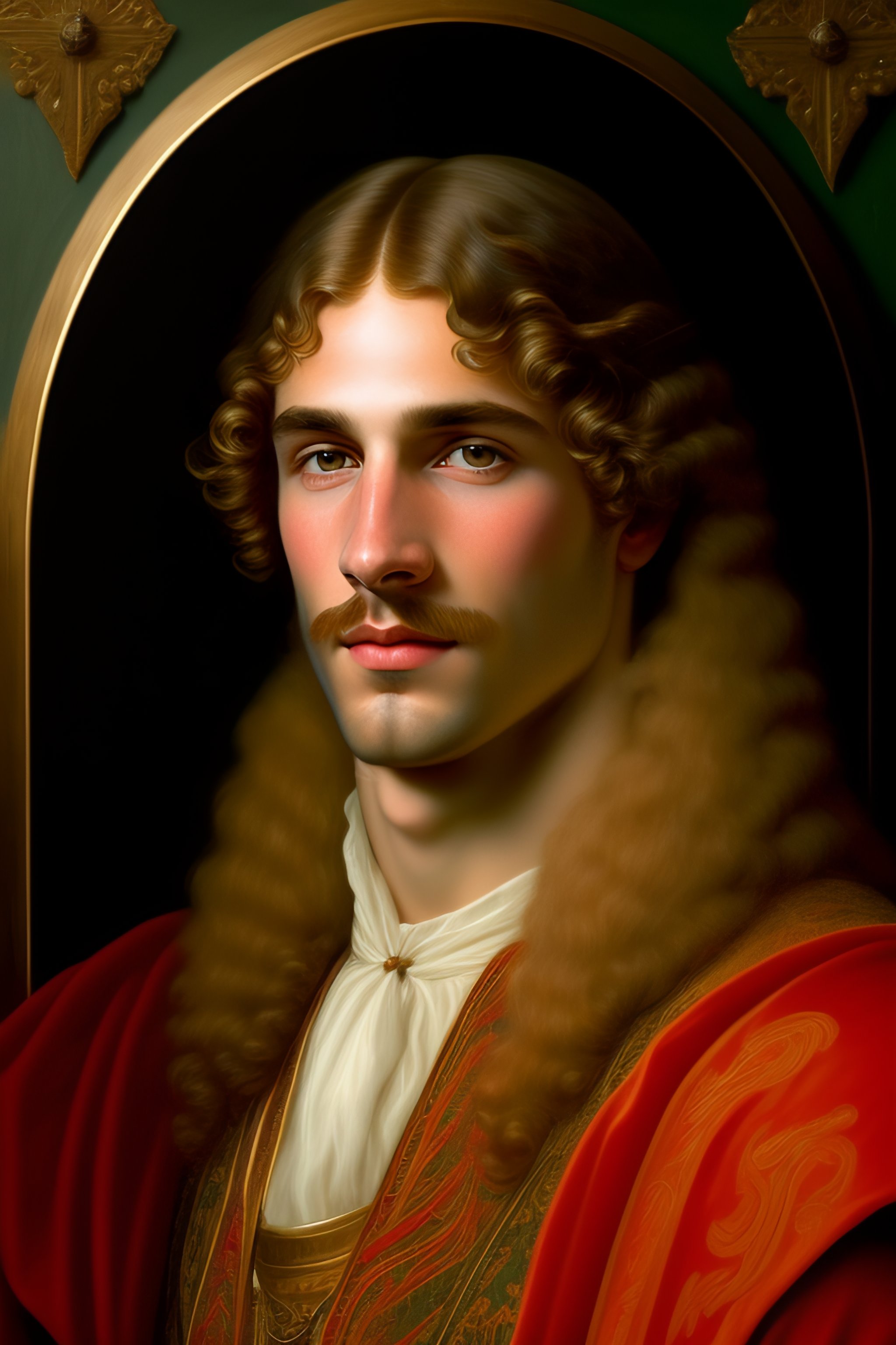 Lexica - Jacob Collins-Levy with light hair in medieval style, art