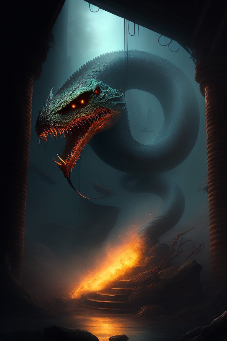 Lexica - Necrotic Serpent: Slithering through the desolate ruins, the ...