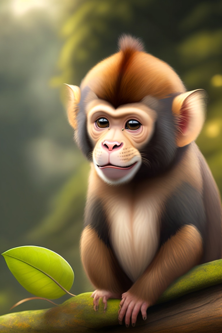 Lexica - On the other side of the jungle, there was a cheeky and ...