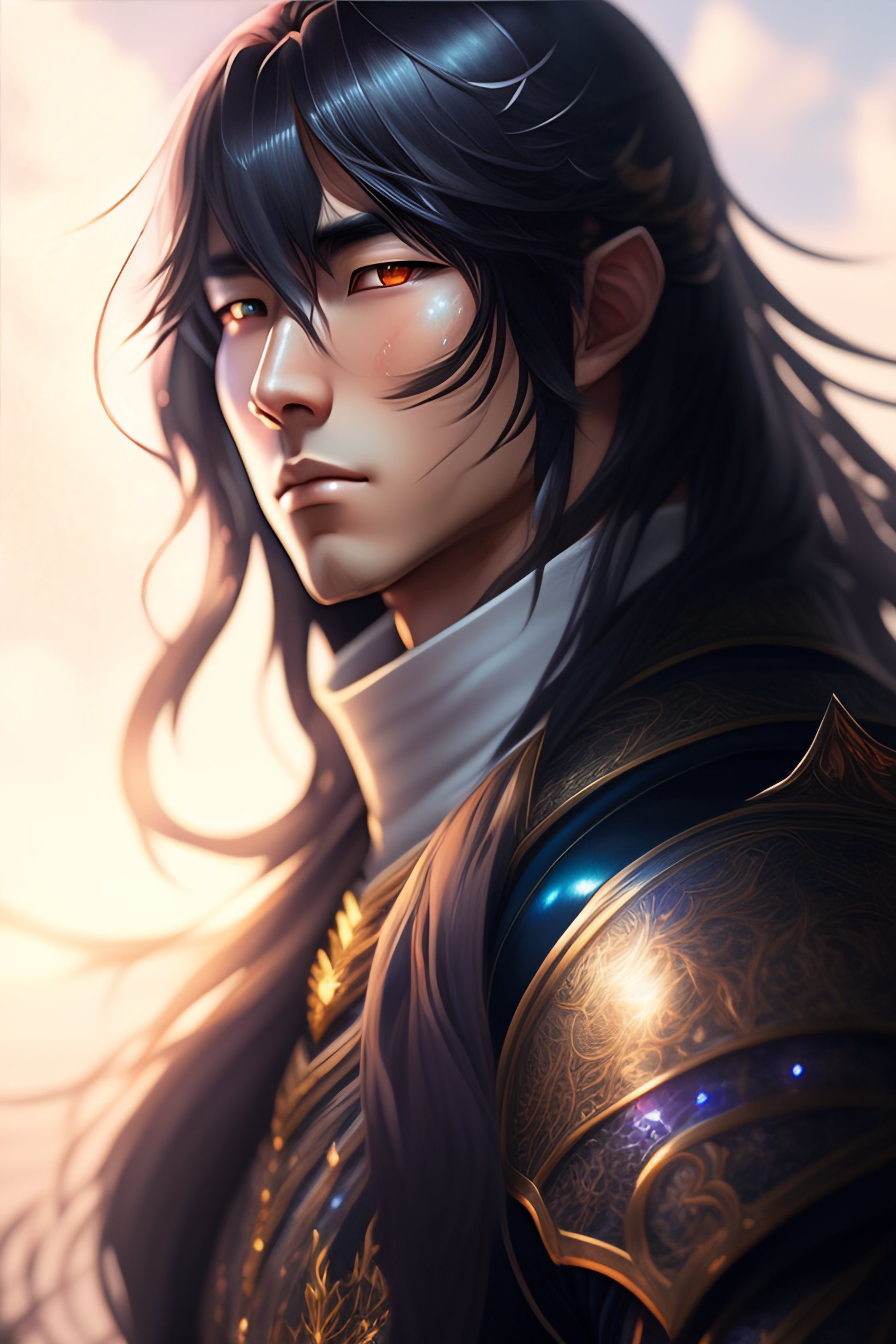 Lexica - Full body potrait muscular king arthur anime version, full ...