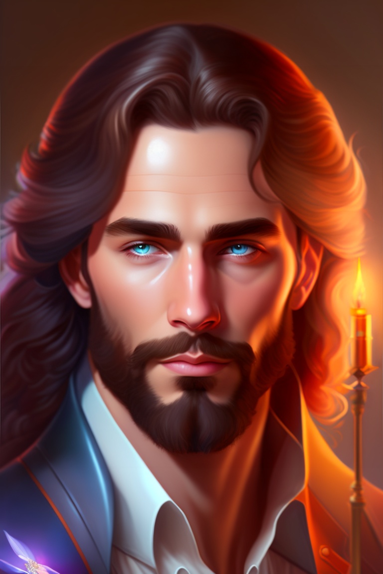 Lexica - Jesus Christ, realistic portrait, symmetrical, highly detailed ...