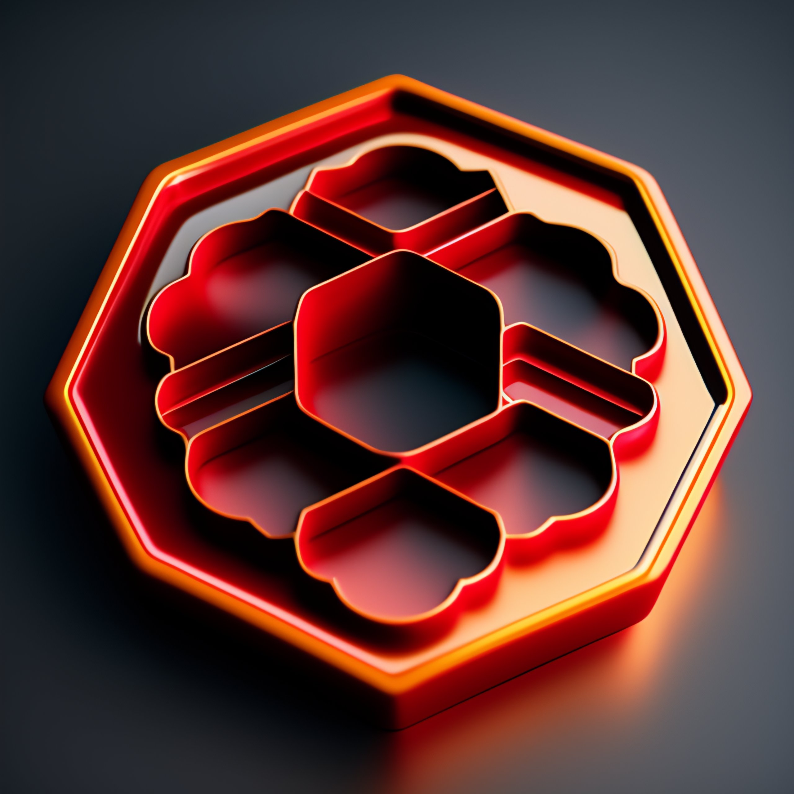 Lexica - Single hexagon top