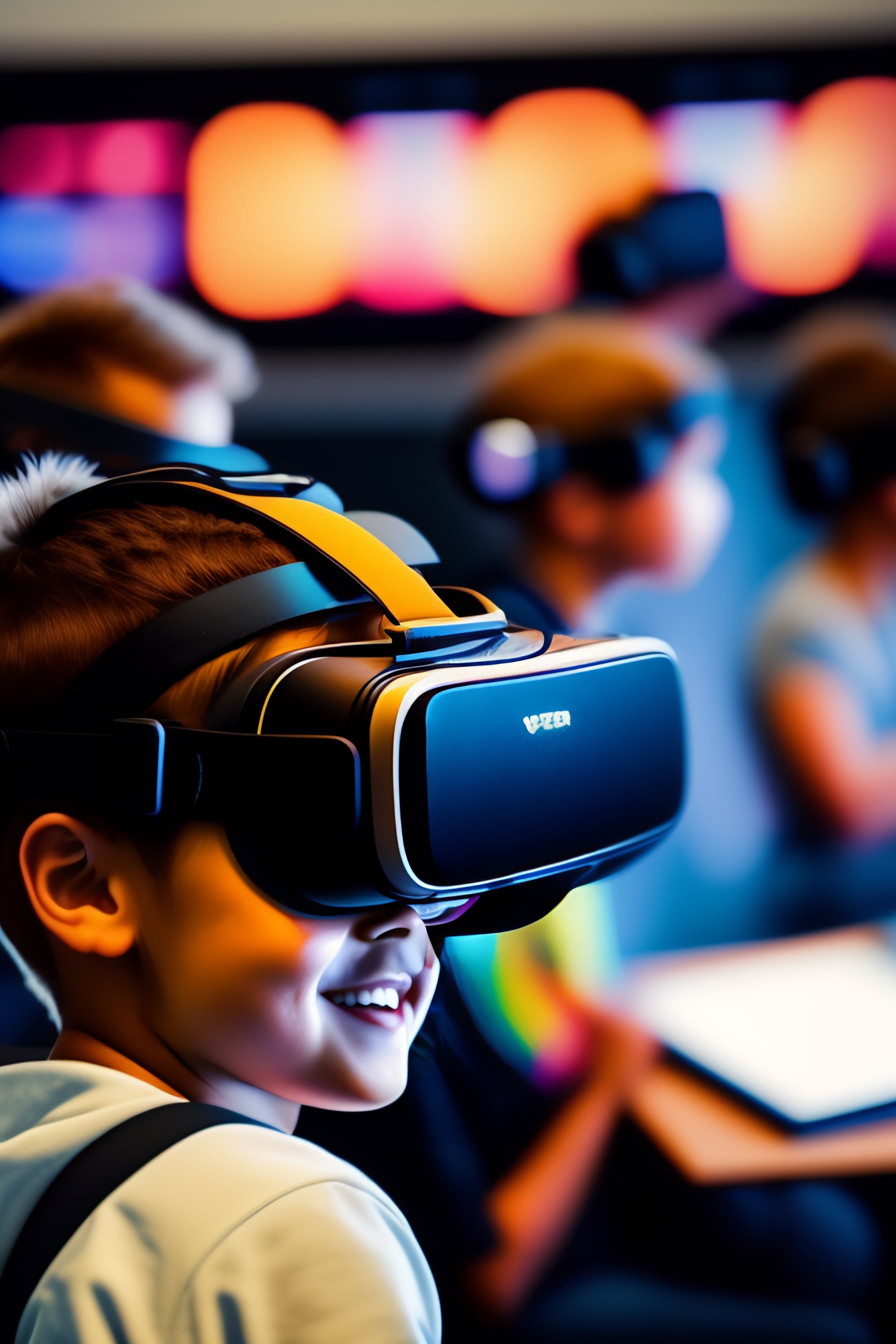 Lexica - Students with vr-headsets